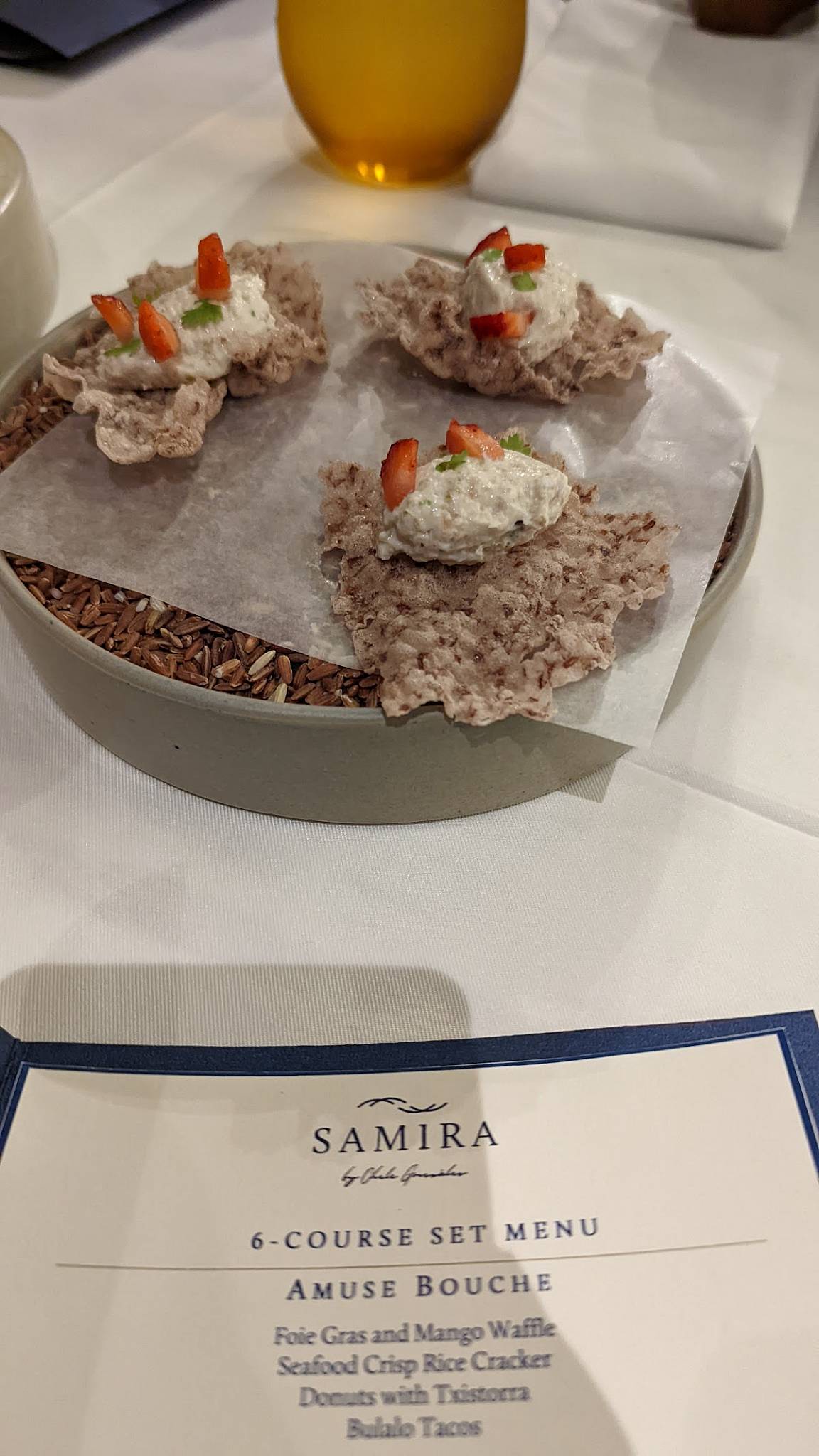 Menu at Samira by Chele Gonzalez restaurant, Tagaytay