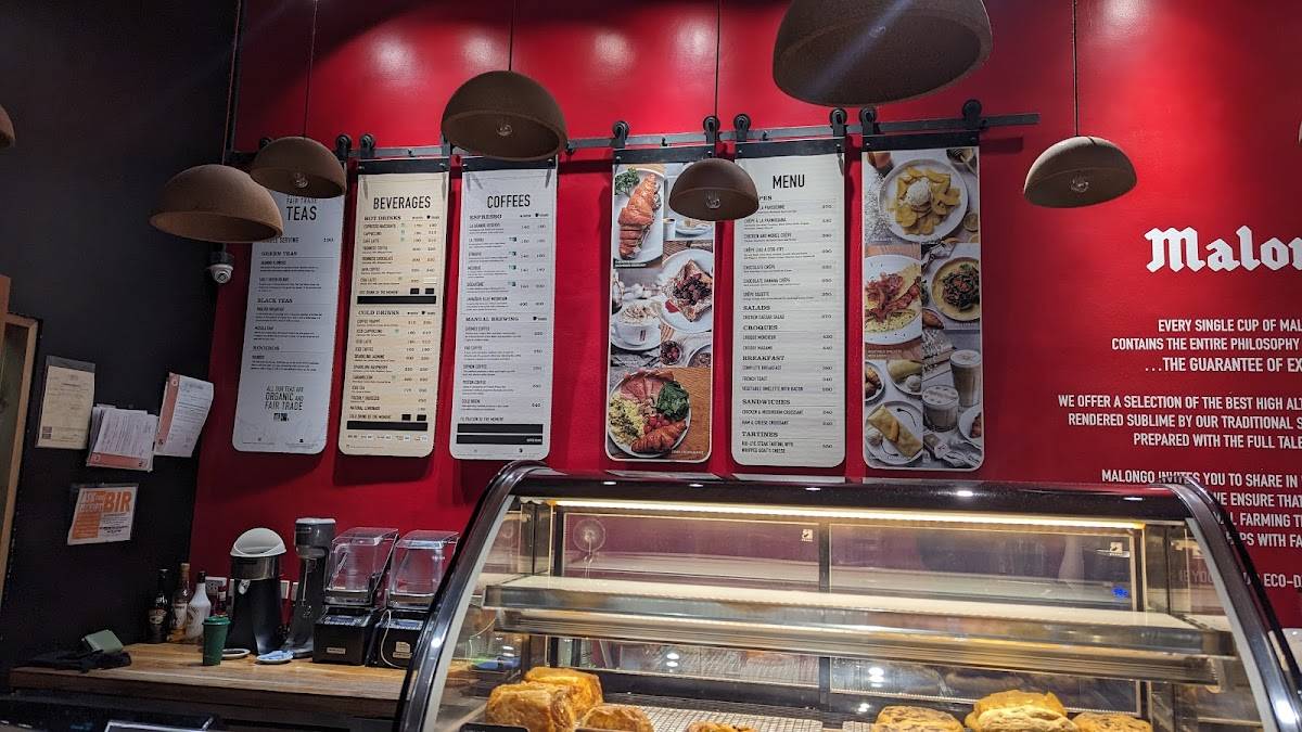 Menu at Malongo Atelier Barista Philippines, Taguig, 3rd Avenue