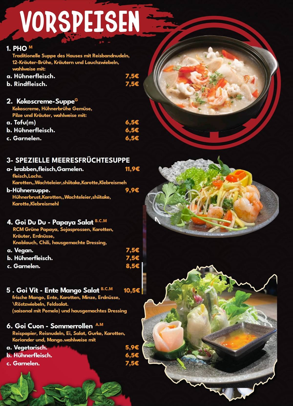 Speisekarte von Taste of Asia Germany GmbH restaurant, Chemnitz