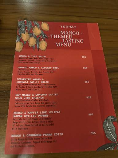 Menu at Terrai - Neo Telangana Kitchen and Bar, Hyderabad