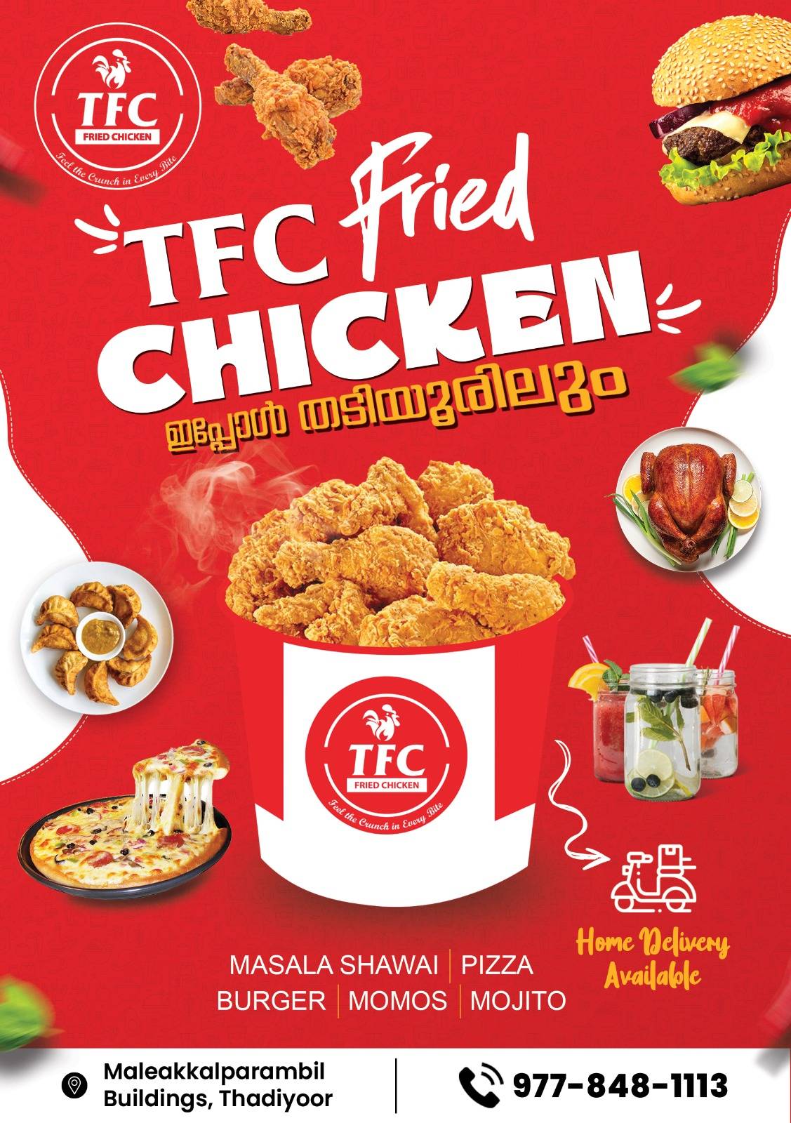 Menu at TFC FRIED CHICKEN, Thadiyoor