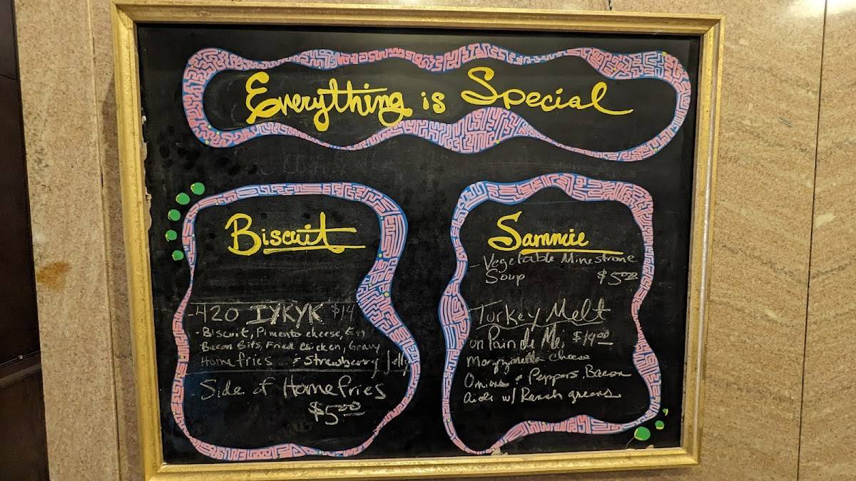 Menu at The Bake Shop & Café BBQ, Cleveland