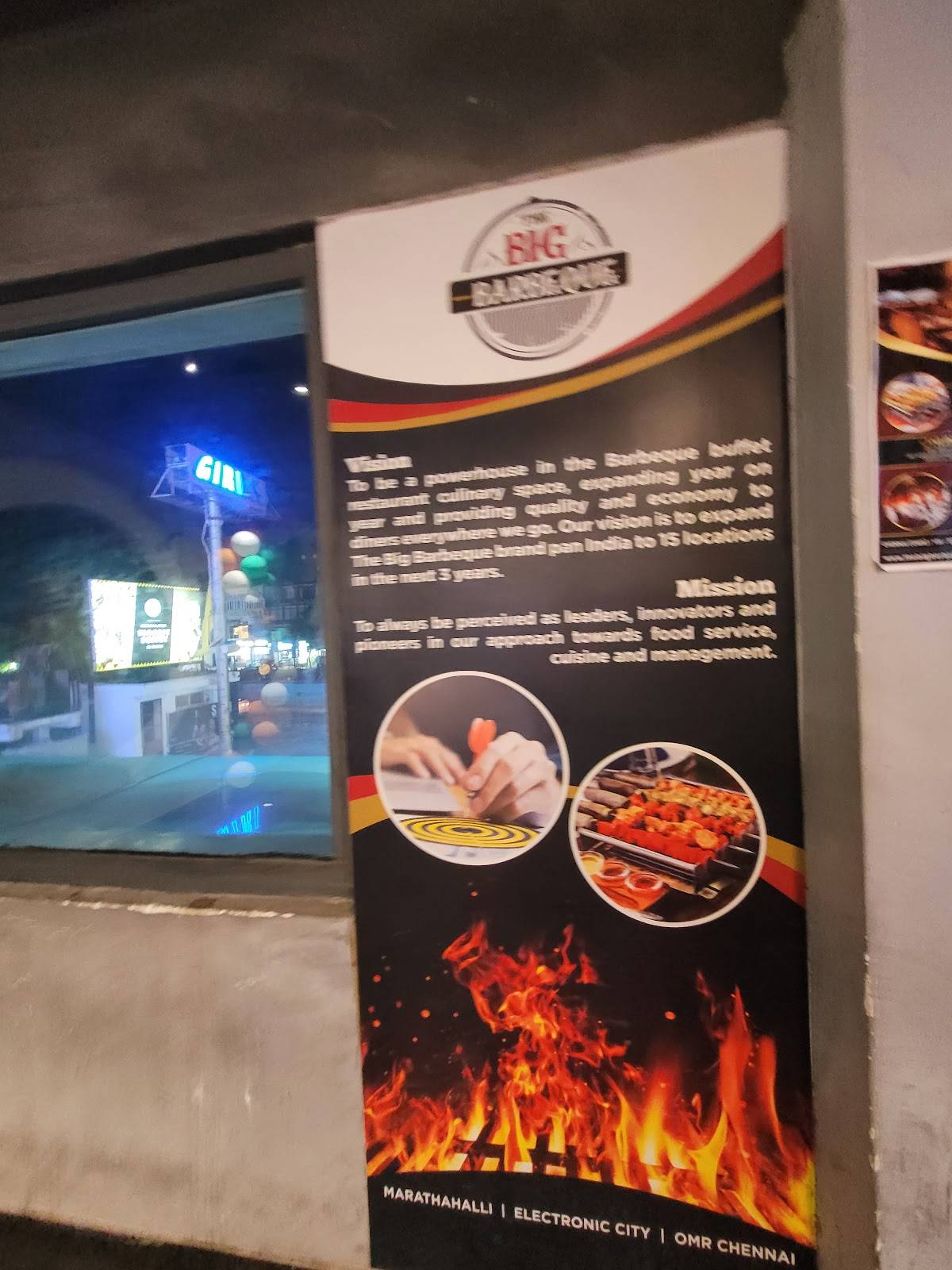 Menu at The Big Barbeque - Buffet - Chennai - OMR, Chennai