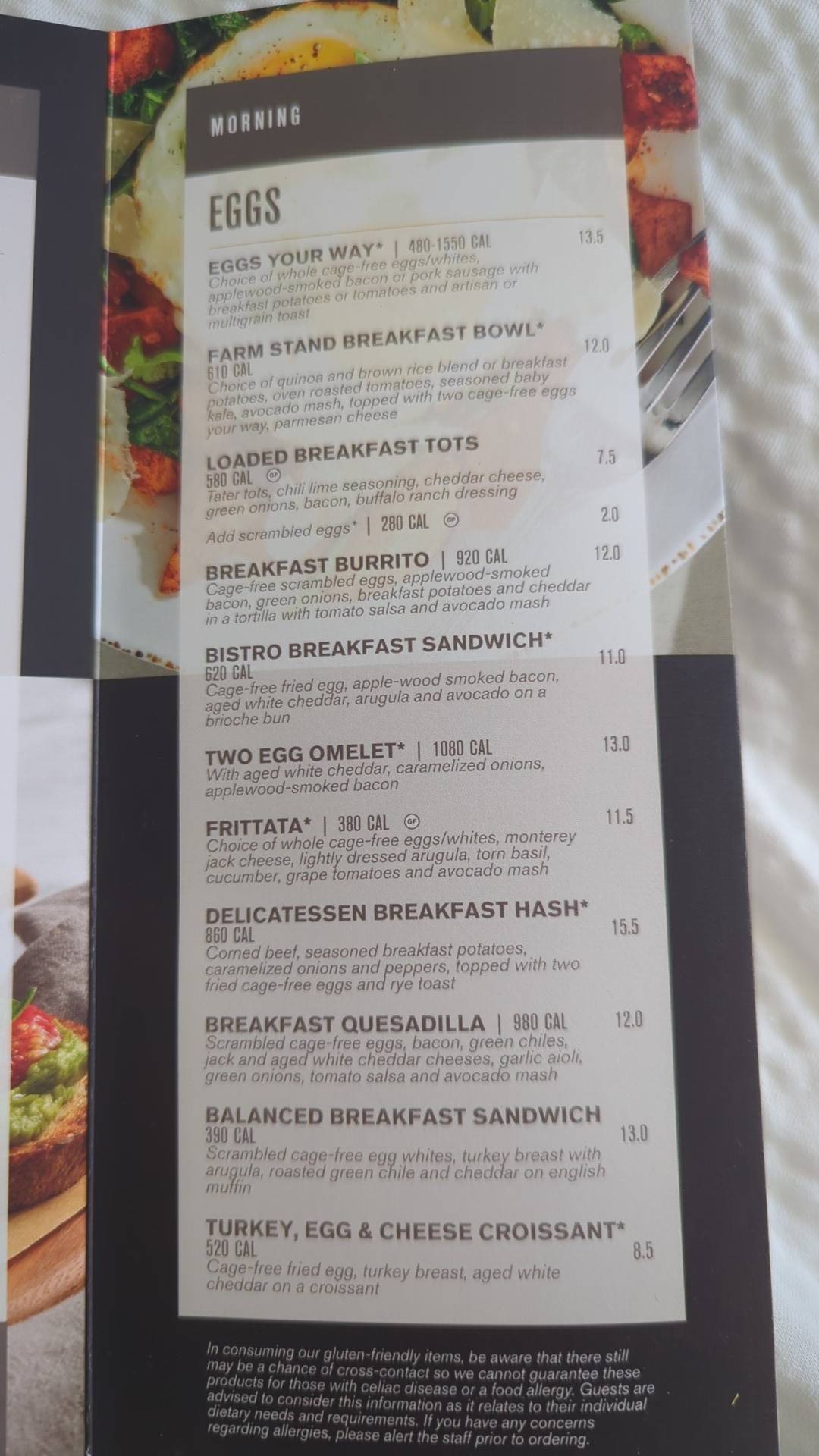 Menu at The Bistro at Courtyard by Marriott Downtown restaurant, Grand ...