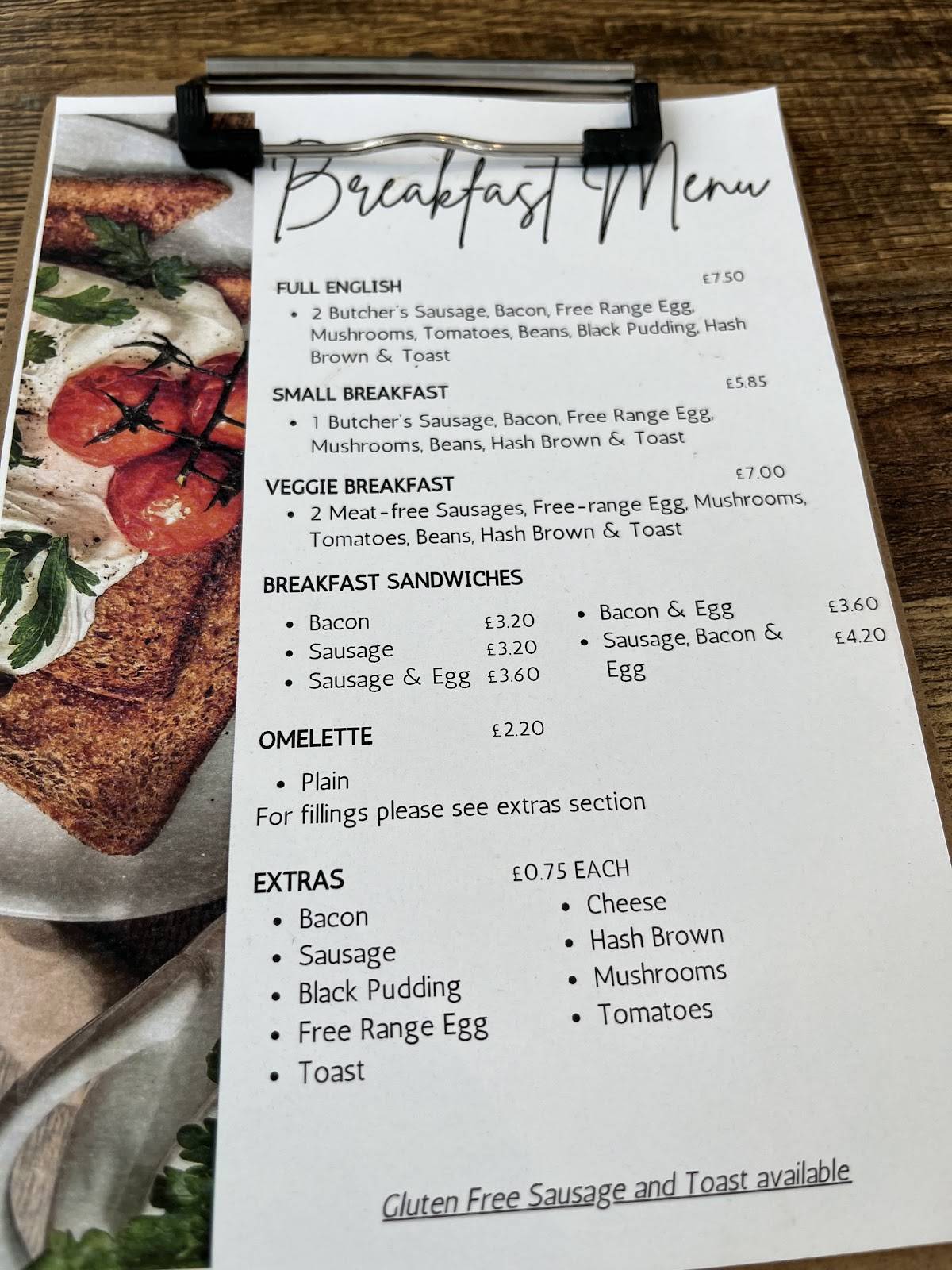 Menu at The Bistro at St Michael's Lodge restaurant, Blackburn