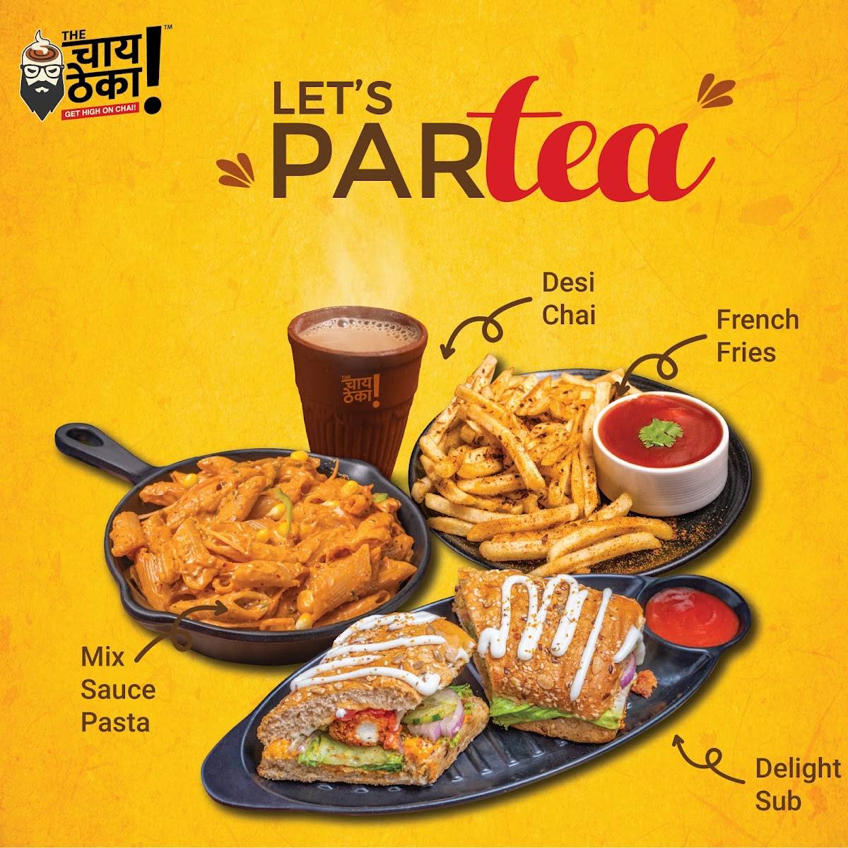 Menu at The Chai Theka, Delhi, Plot No 93