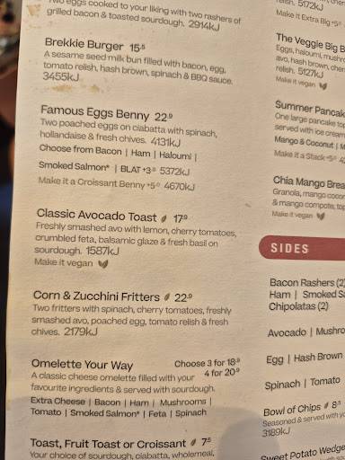 Menu at The Coffee Club Café - Northland Preston, Preston, Shop W034 2