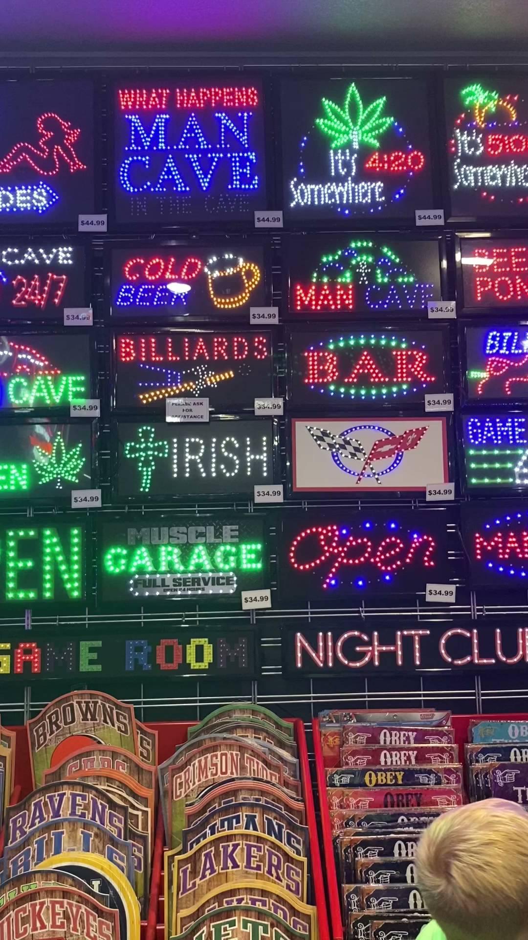 Menu at The Grumpy Monk Broadway restaurant, Myrtle Beach