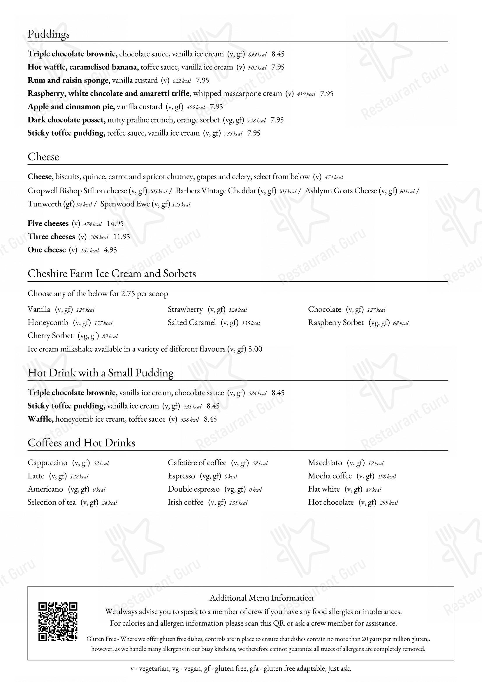 Menu at The Haycutter pub & bar, Oxted, Tanhouse Rd