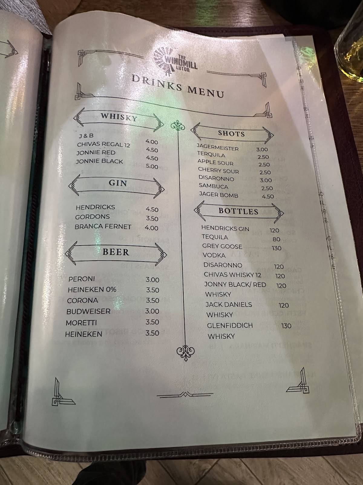 Menu at The Illyrians Restaurant & Lounge, Luton