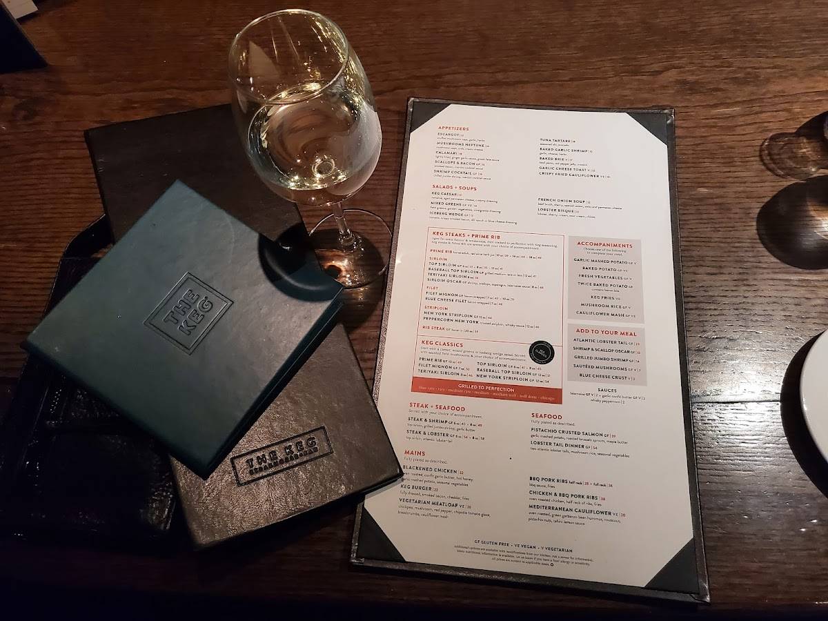 Menu at The Keg Steakhouse + Bar - Red Deer, Red Deer, 50 Ave