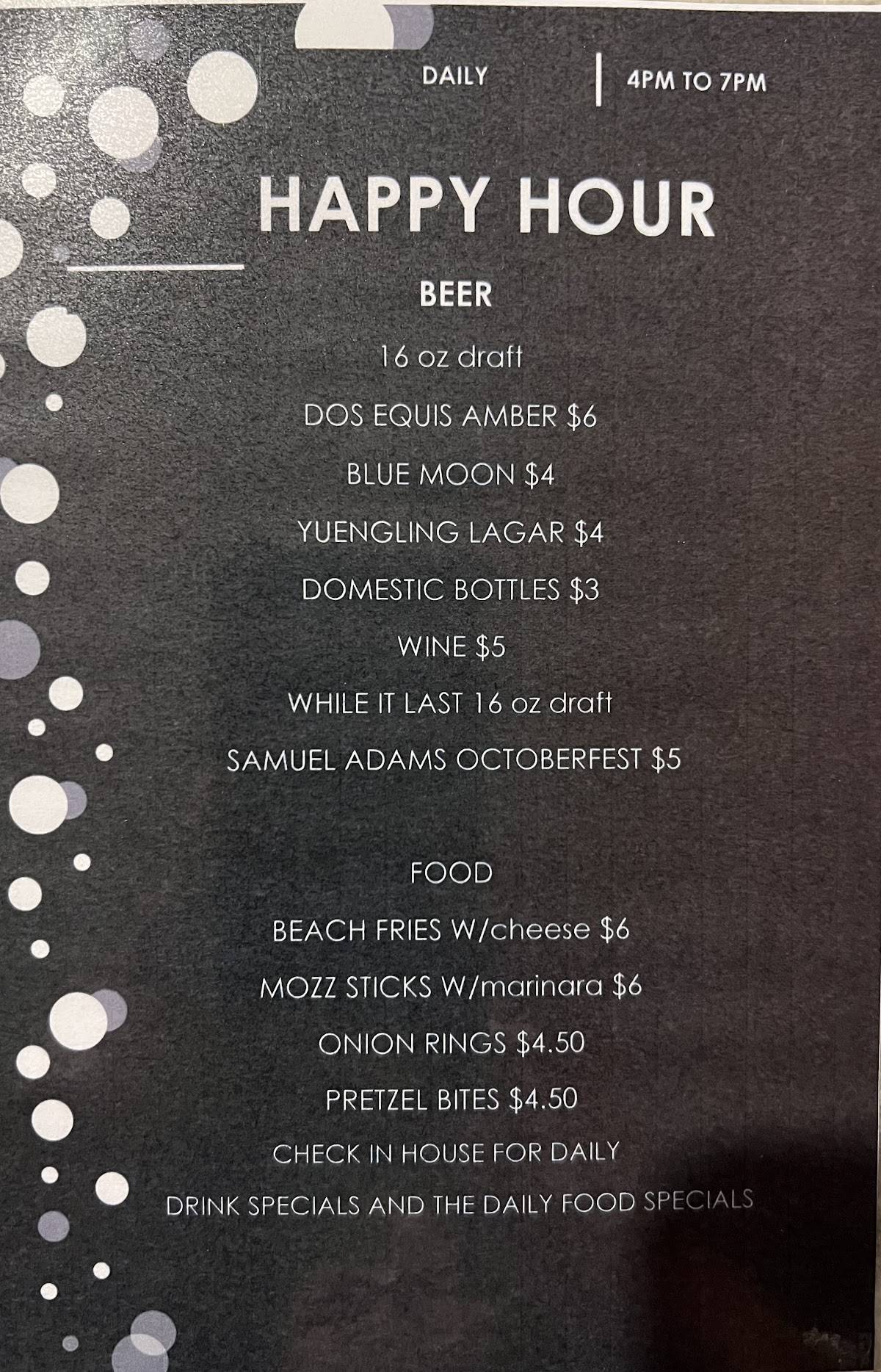 Menu at The Knot at Windy Hill pub & bar, North Myrtle Beach