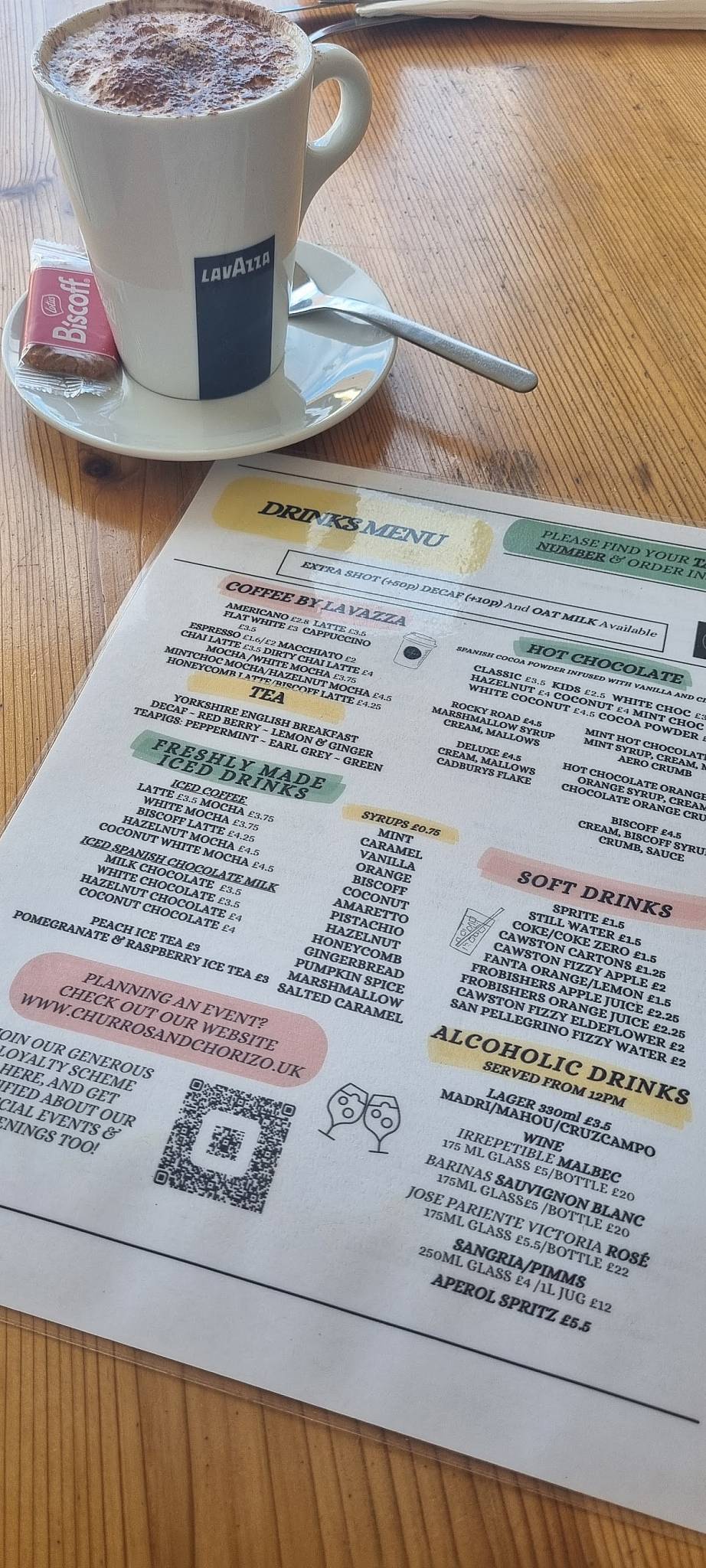 Menu at The Little Park Café cafe, Norwich