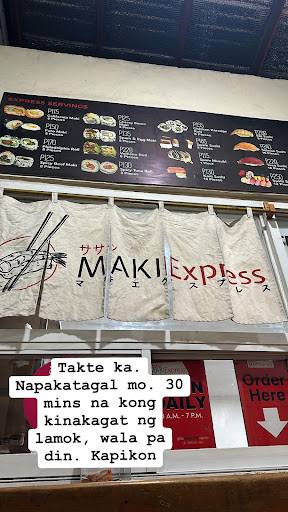 Carta del restaurante The MAKI Express Marilao, Marilao
