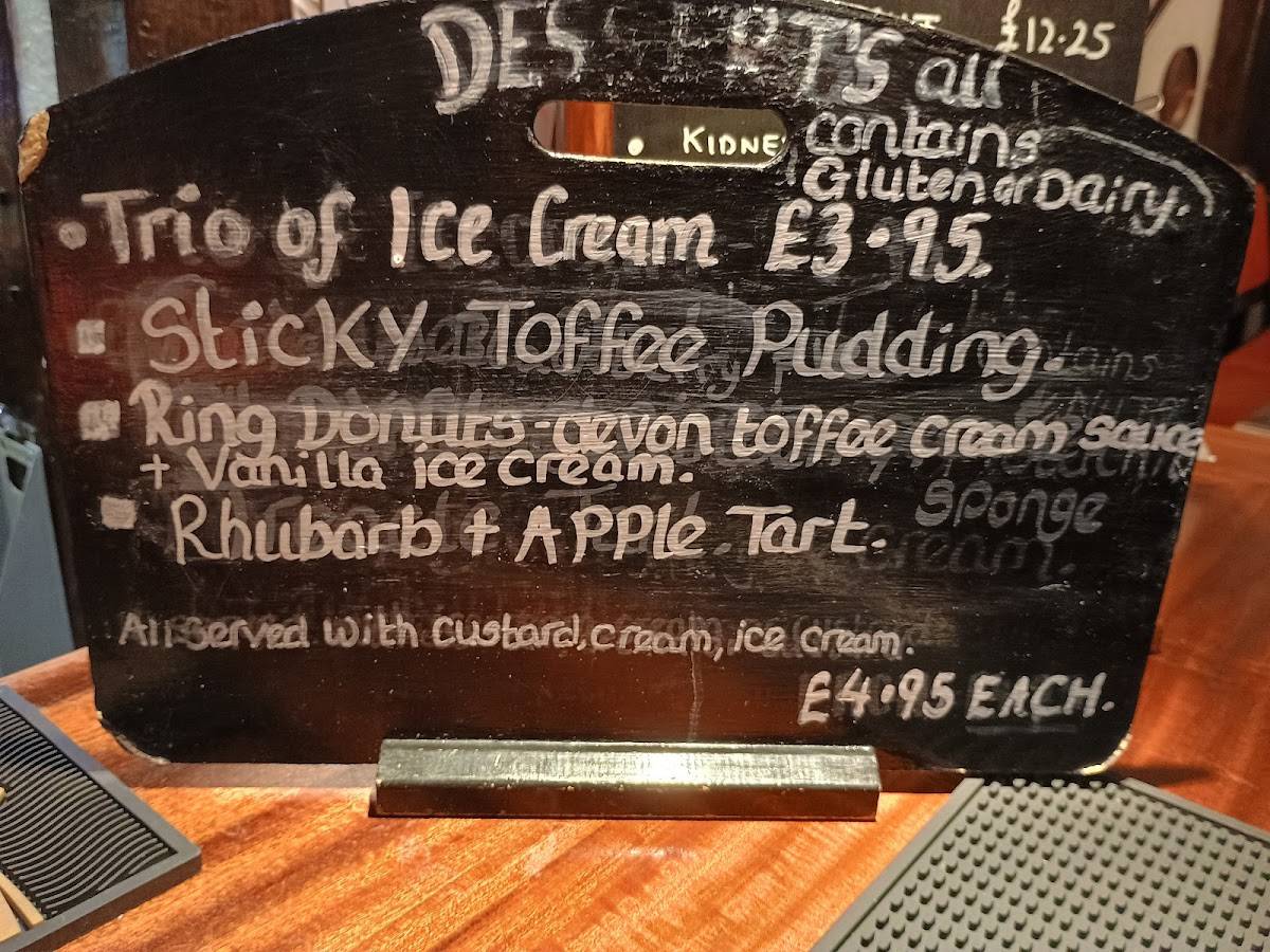 Menu at The Malt Shovel pub & bar, Bubbenhall, 2 Lower End