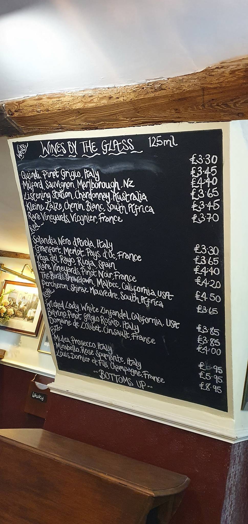 Menu at The Mill House pub & bar, Hook