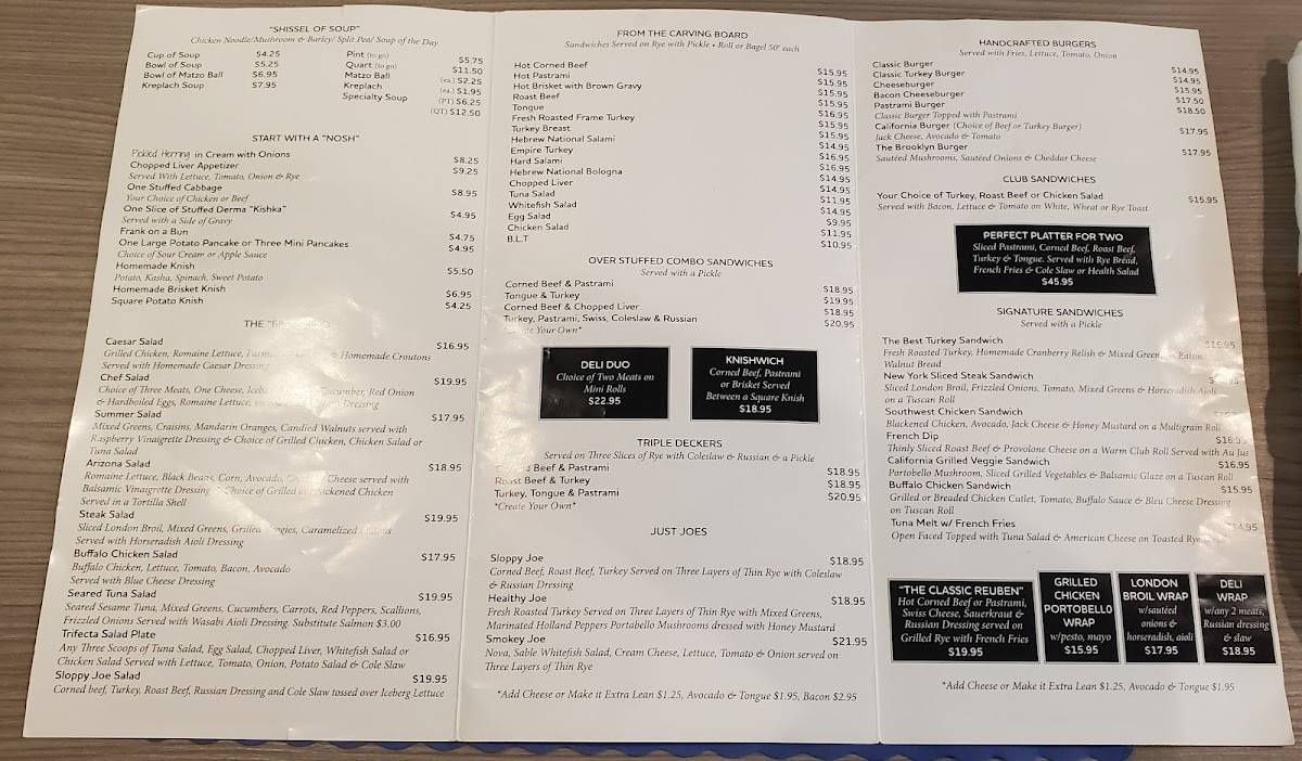 Menu at The Pickled Herring restaurant, Marlboro Township, 96 U.S. 9 ...
