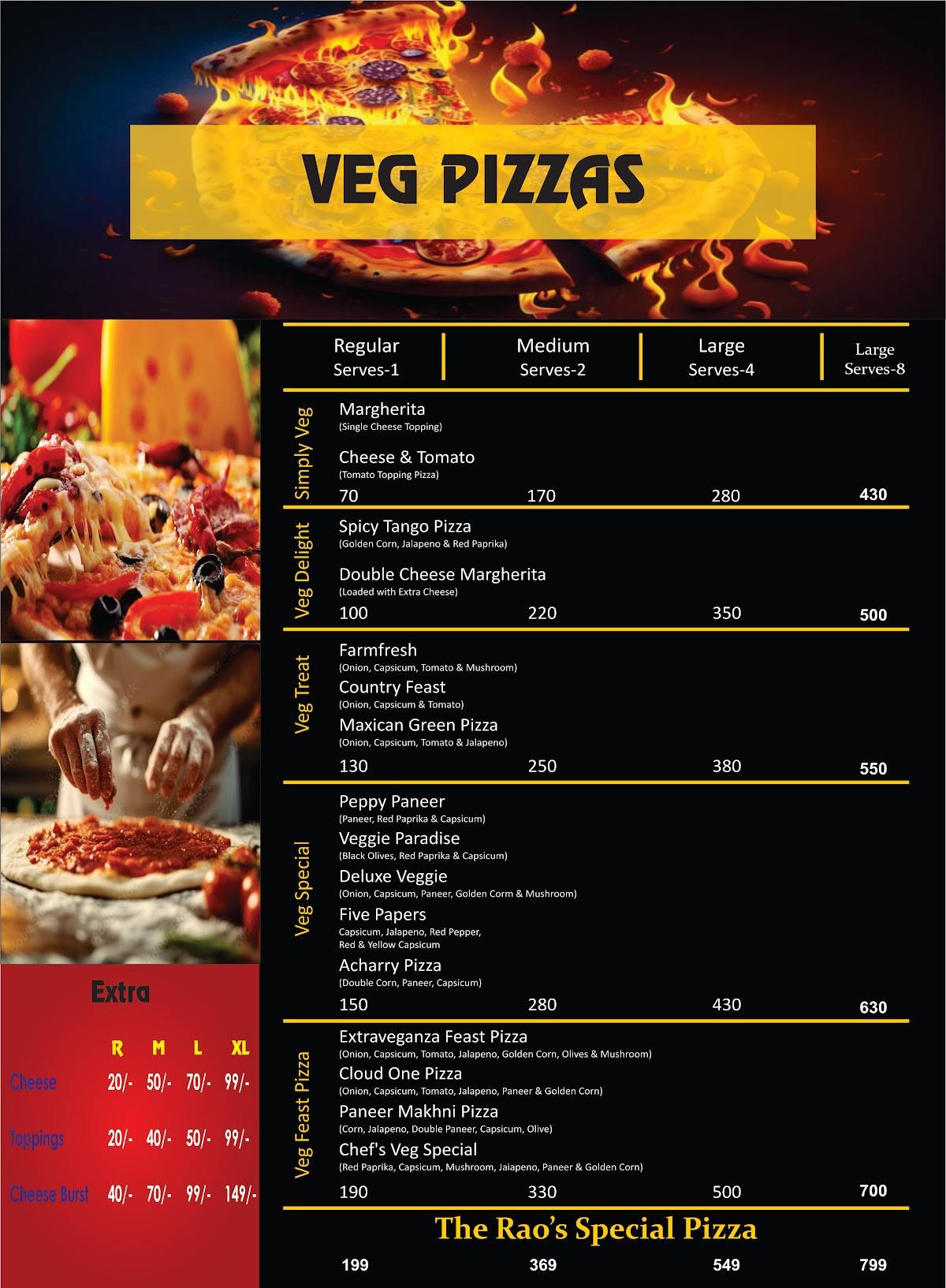 Menu at The Rao's Feel The vibe, Sikandrabad