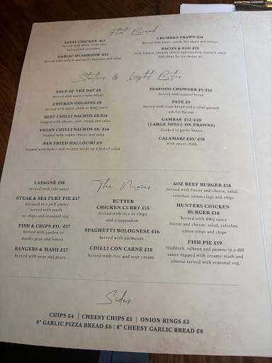 Menu at The Ship Inn pub & bar, Polperro