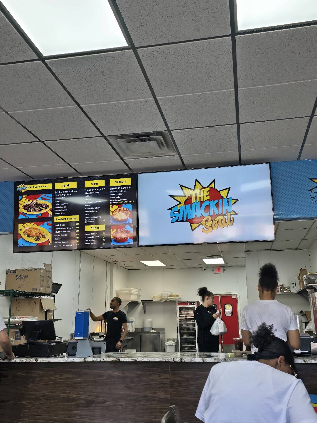 Menu at The Smackin Soul restaurant, Lathrup Village