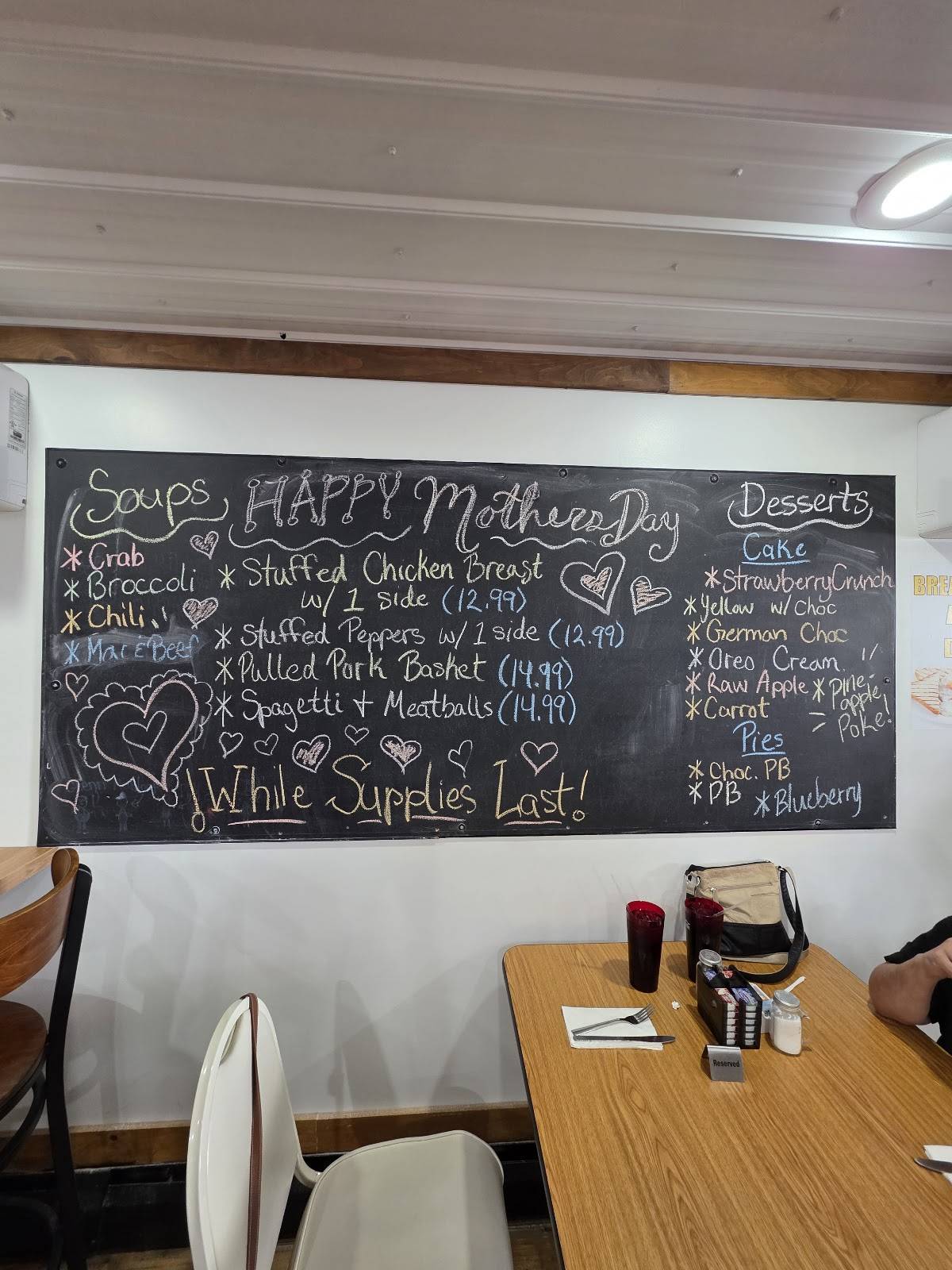 Menu at The Special Place restaurant, Elizabethville