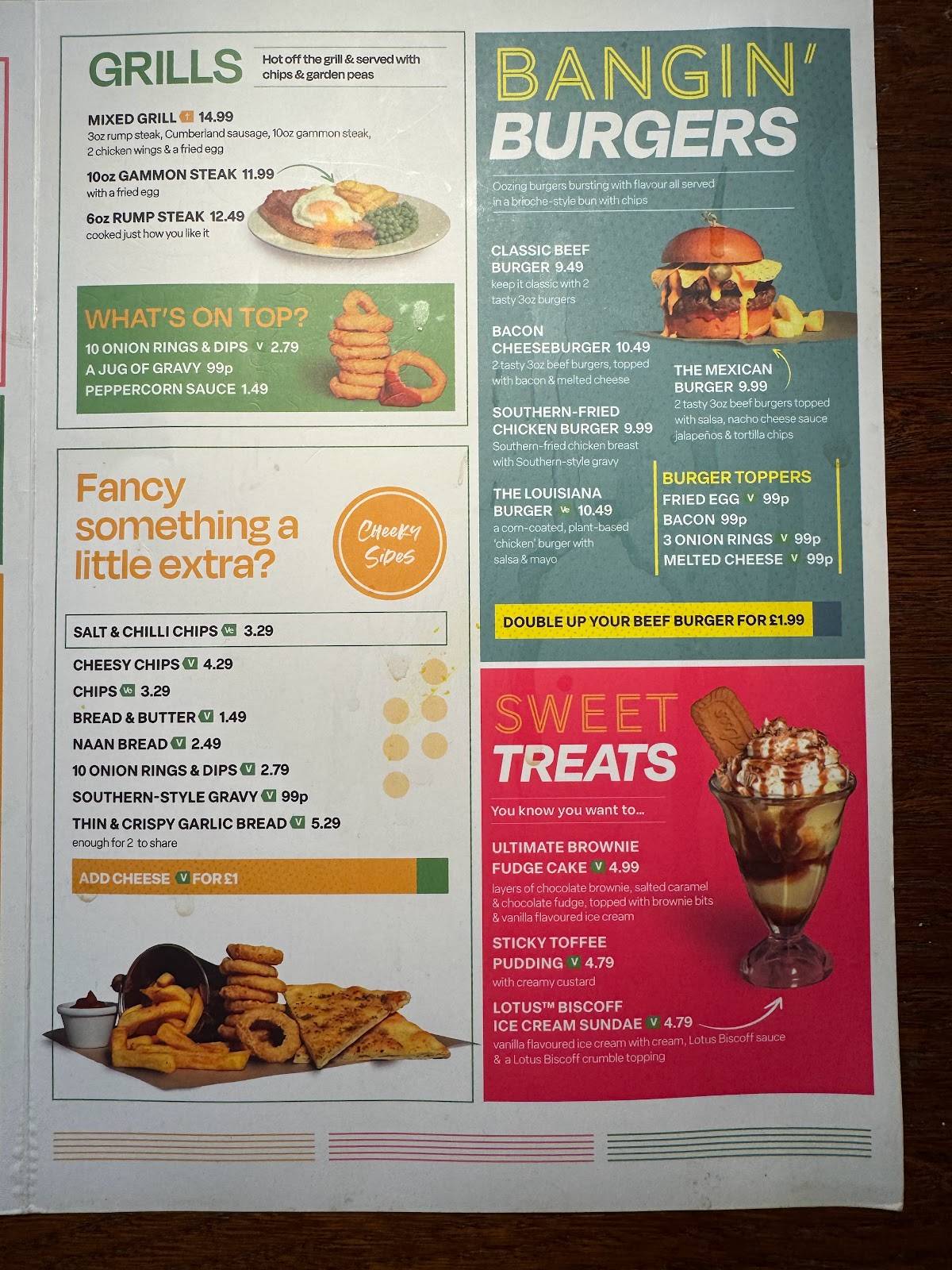 Menu at The Star pub & bar, Mansfield, Warsop Rd
