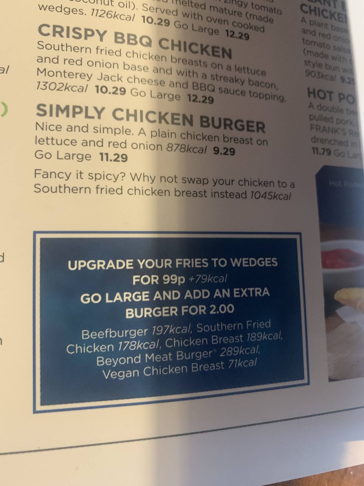 Menu at The Tramway, Cleveleys pub & bar, Blackpool, Lancashire