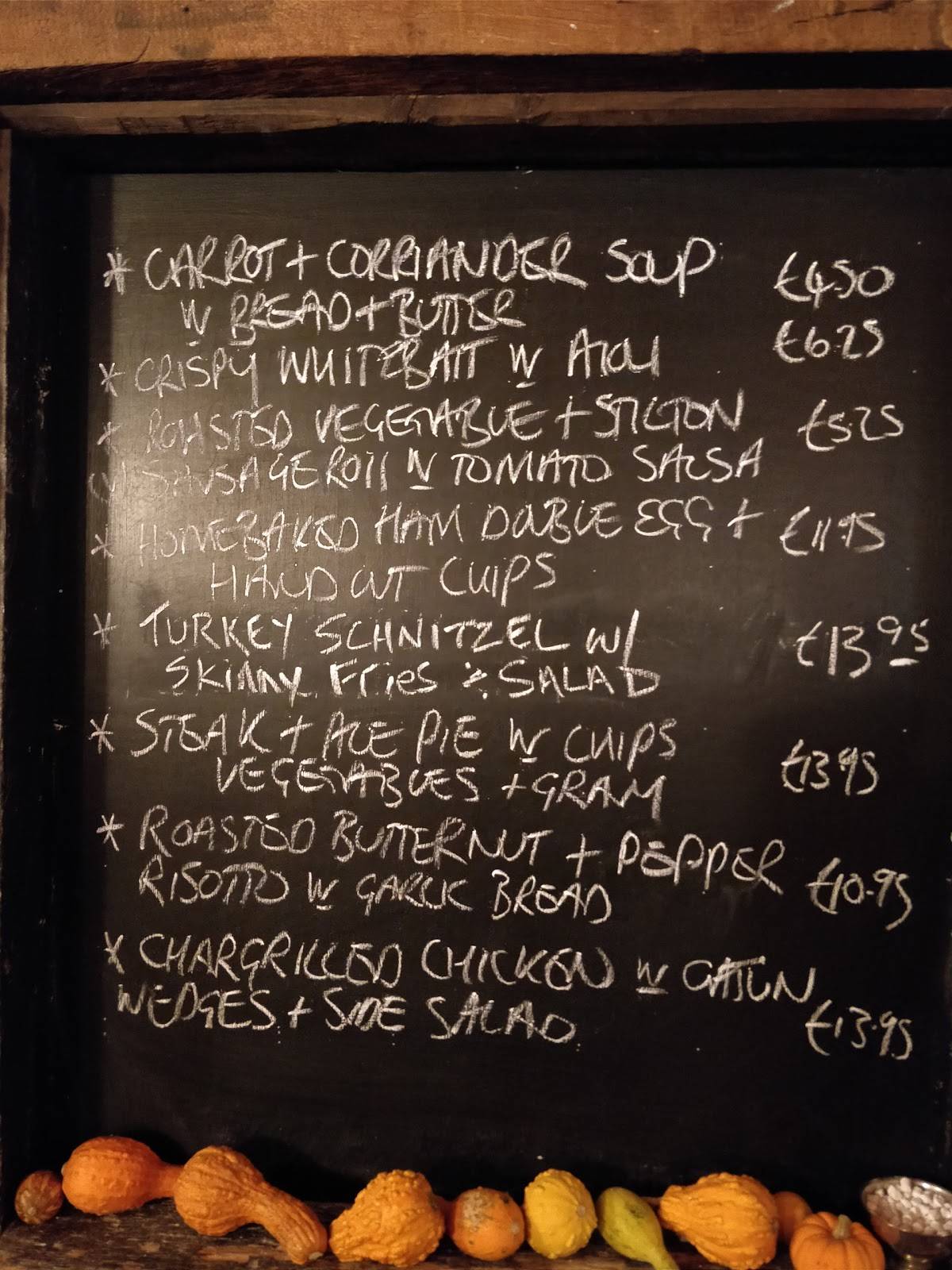 Menu at The Trooper pub & bar, Aldbury