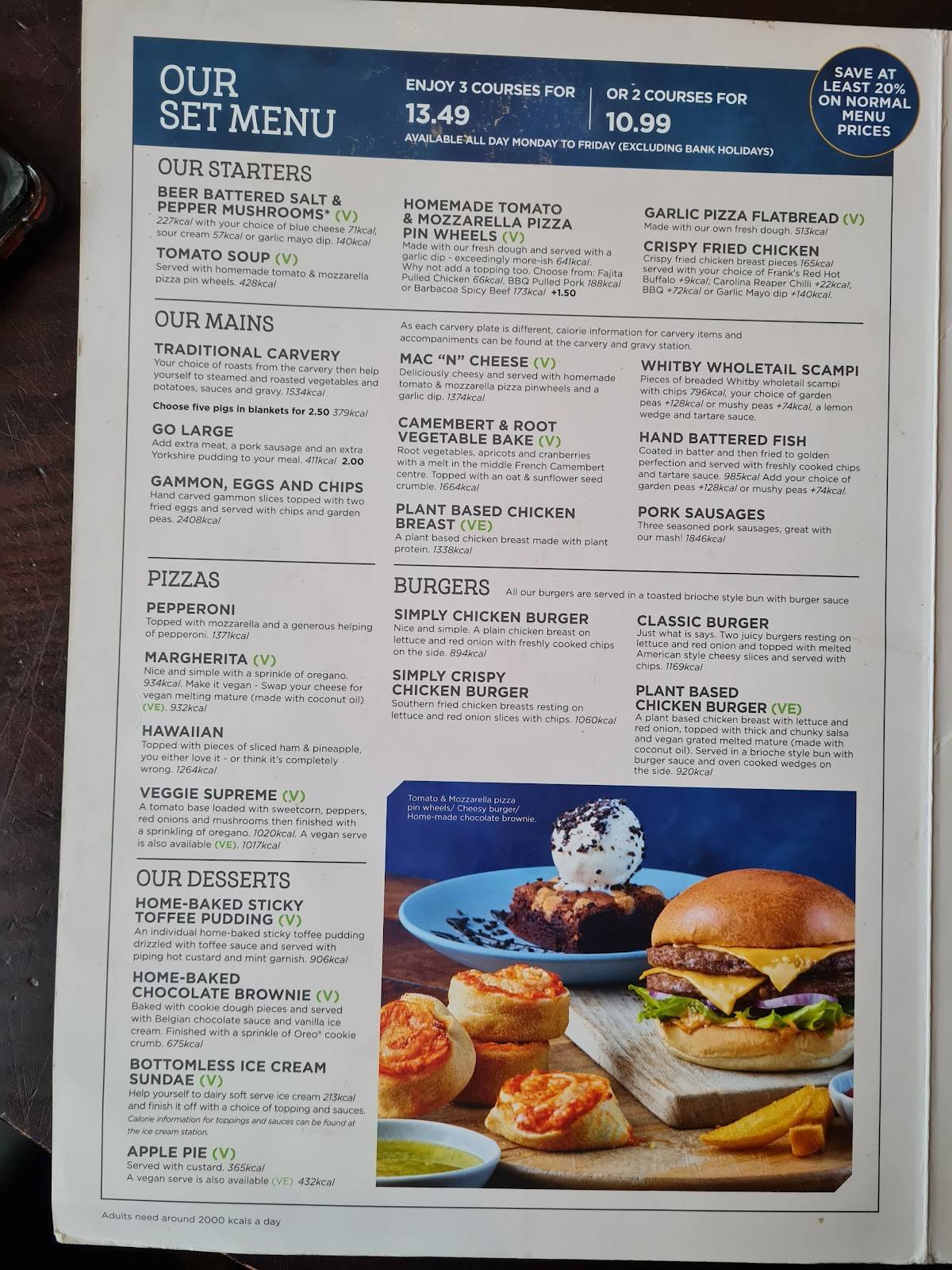 Menu at The Willow Tree pub & bar, Torquay