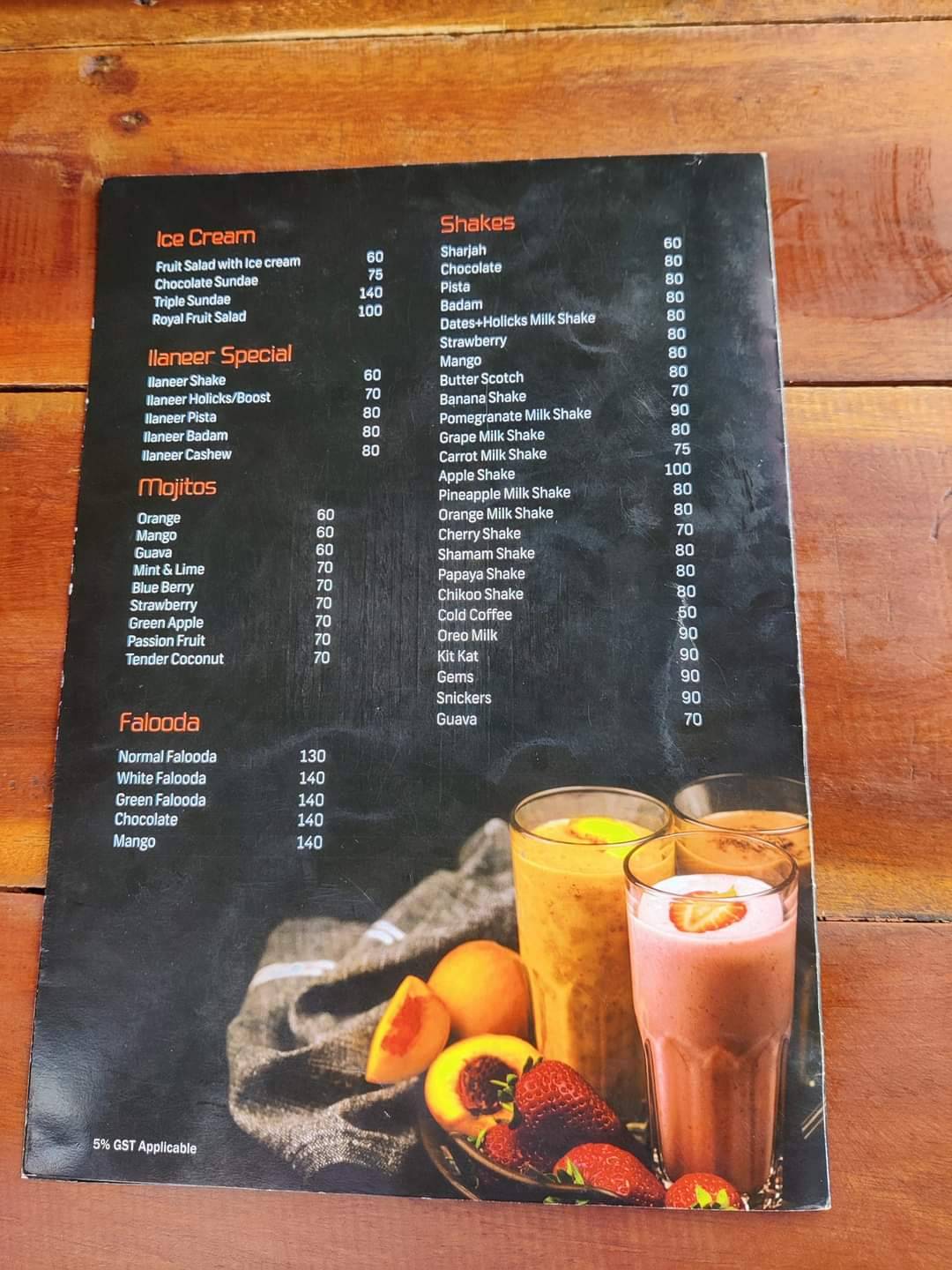 Menu at T & Company (T & Co), Thiruvananthapuram