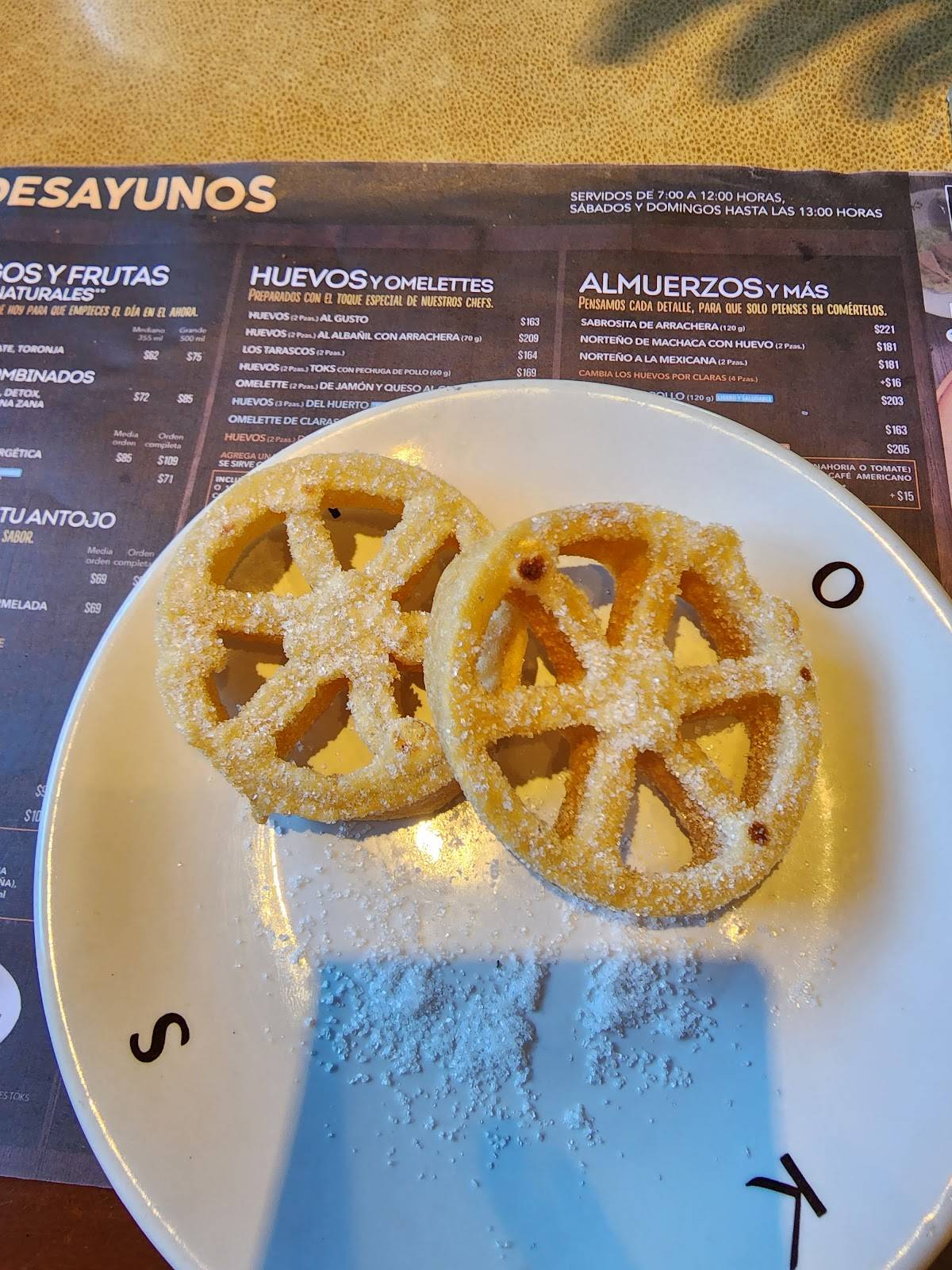 Carta del restaurante Toks Acapulco Costera, Acapulco, Av Costera ...