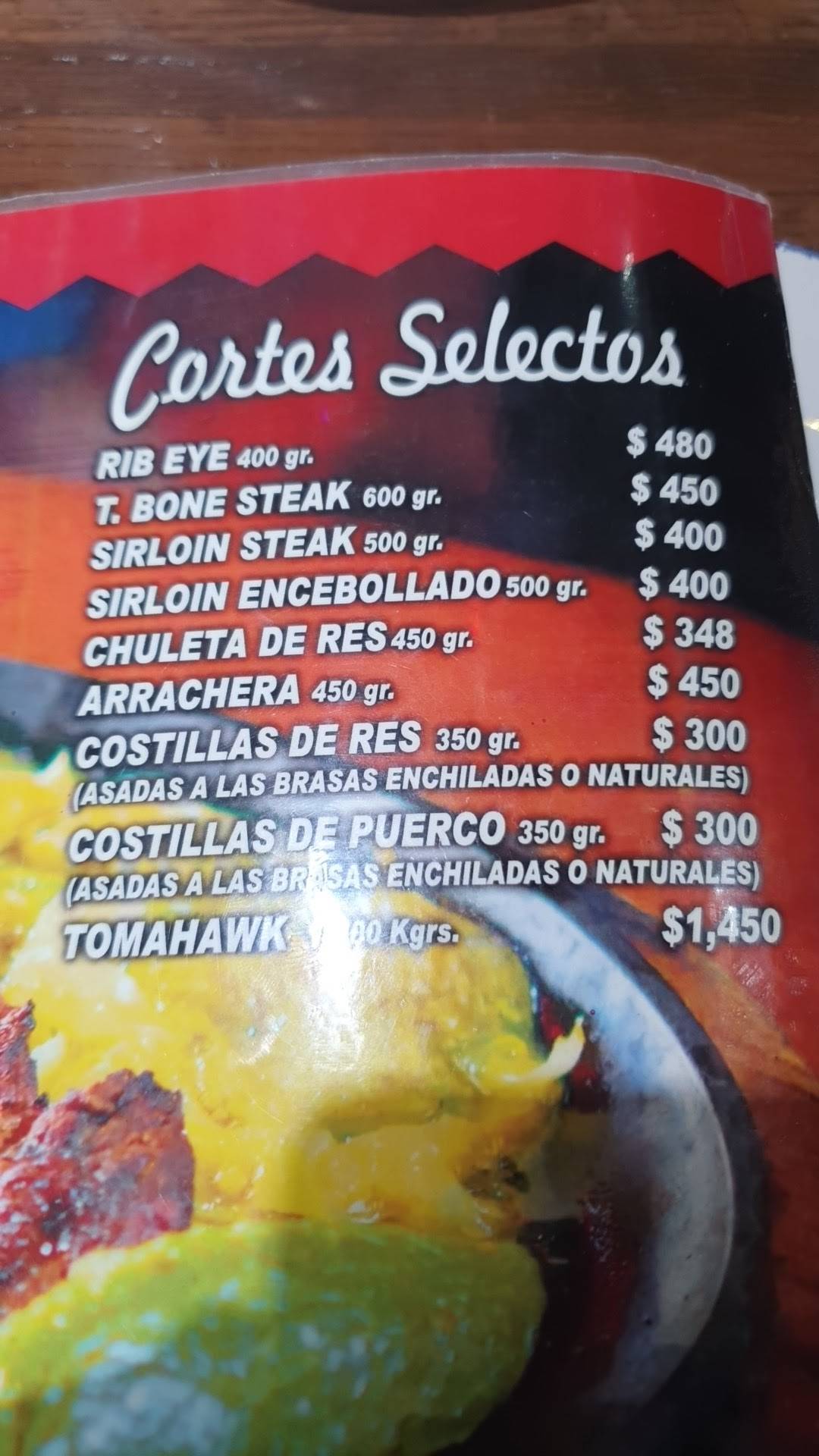 Carta del restaurante Toro Bronco Real, Ciudad Juarez, Av. Waterfill 427
