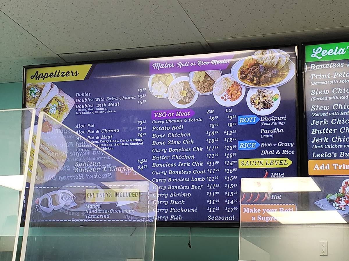 Menu at Wicked Carib, Caribbean Food Culture restaurant, Toronto
