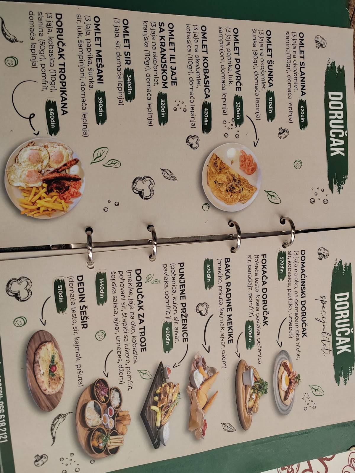 Menu at Tropikana Restoran restaurant, Rumenka