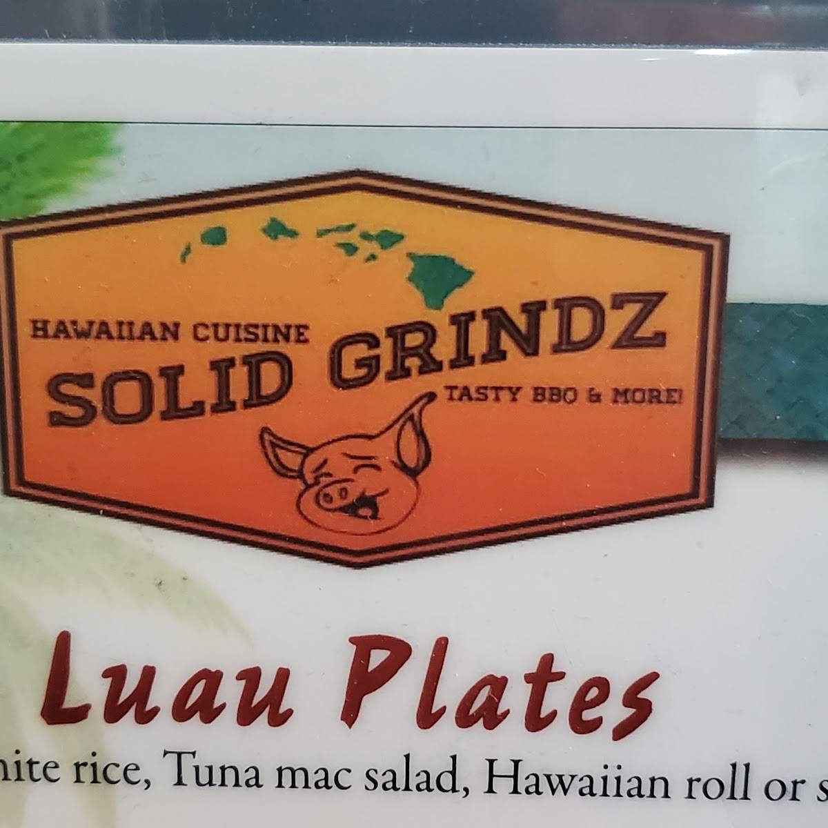 Menu at Solid Grindz Hawaiian BBQ, Tucson