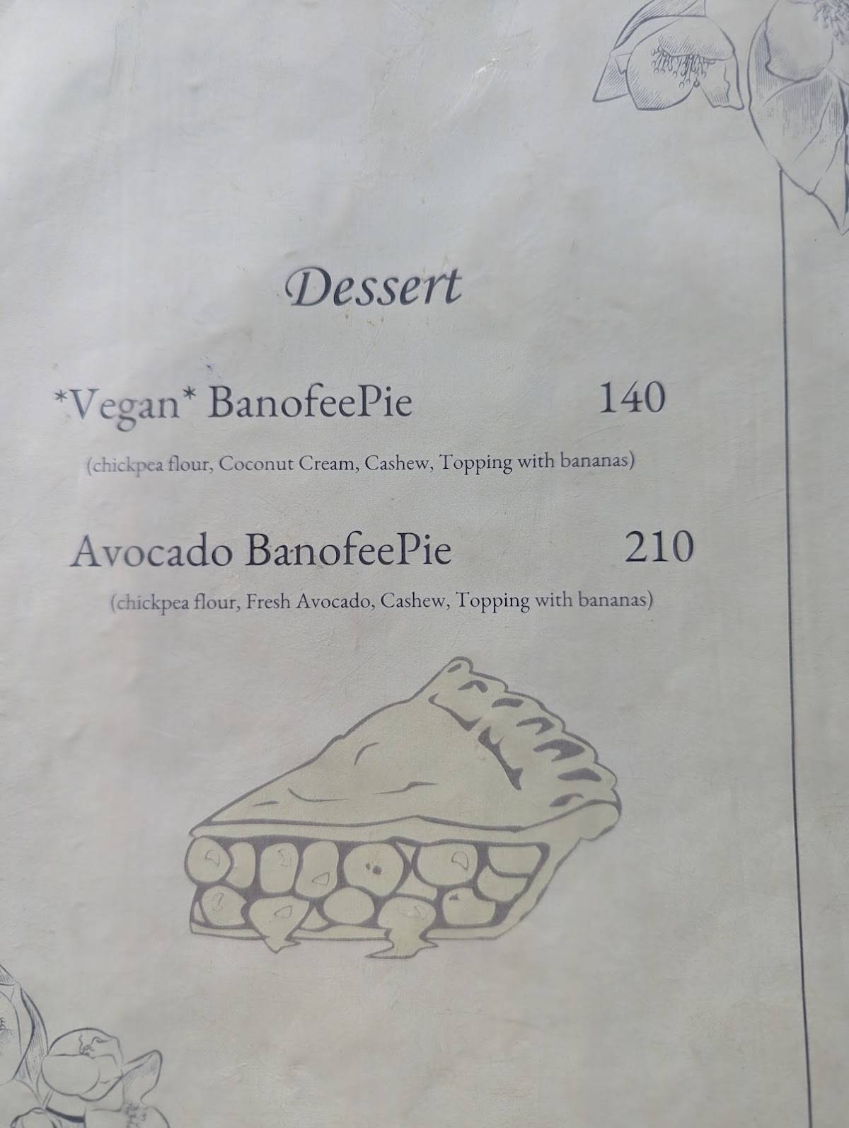 Menu at Tulsi Restaurant, Rishikesh