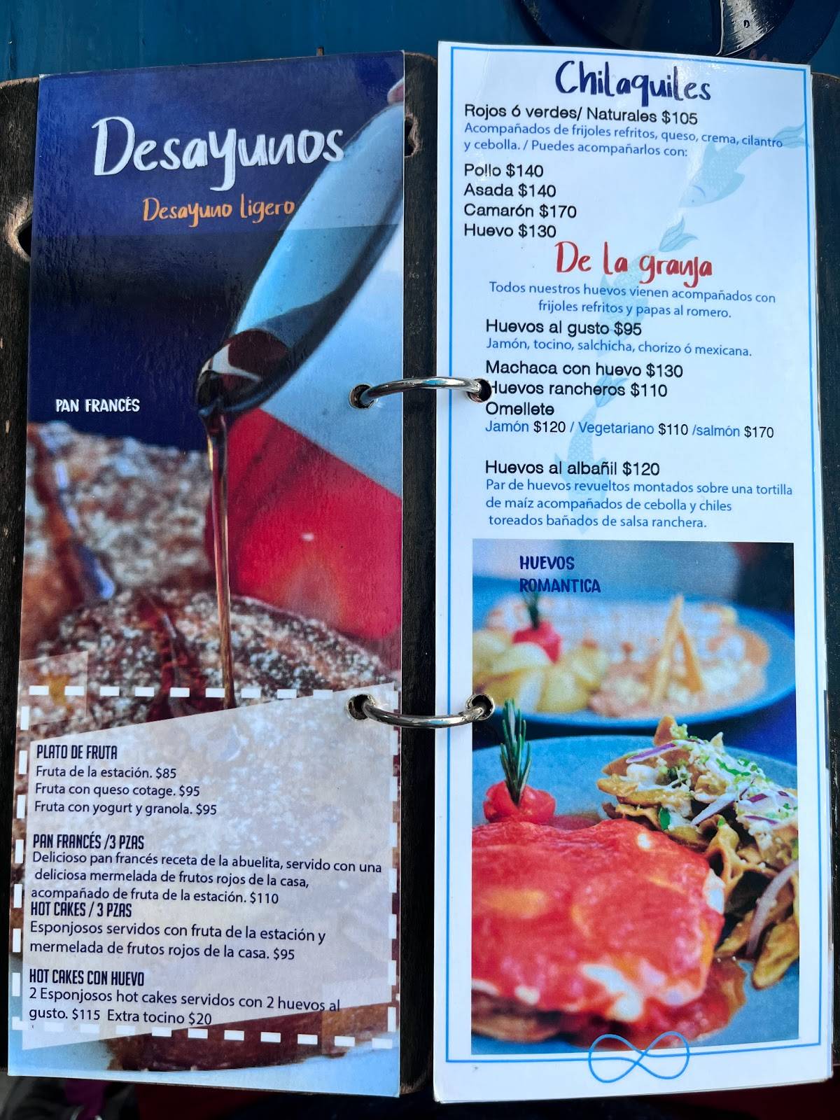 Menu at Tuna Azul Zona Romantica restaurant, Puerto Vallarta