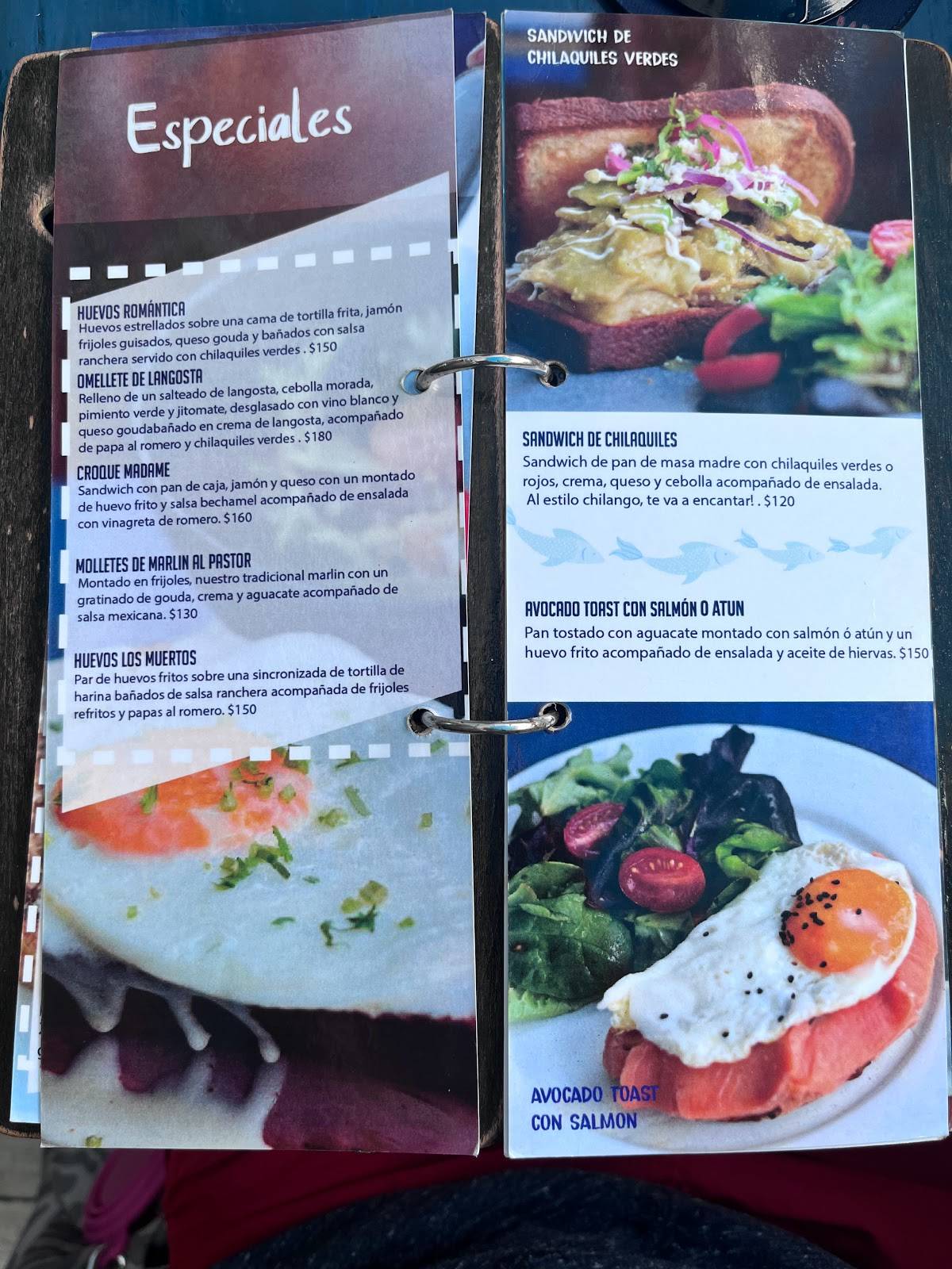 Menu at Tuna Azul Zona Romantica restaurant, Puerto Vallarta