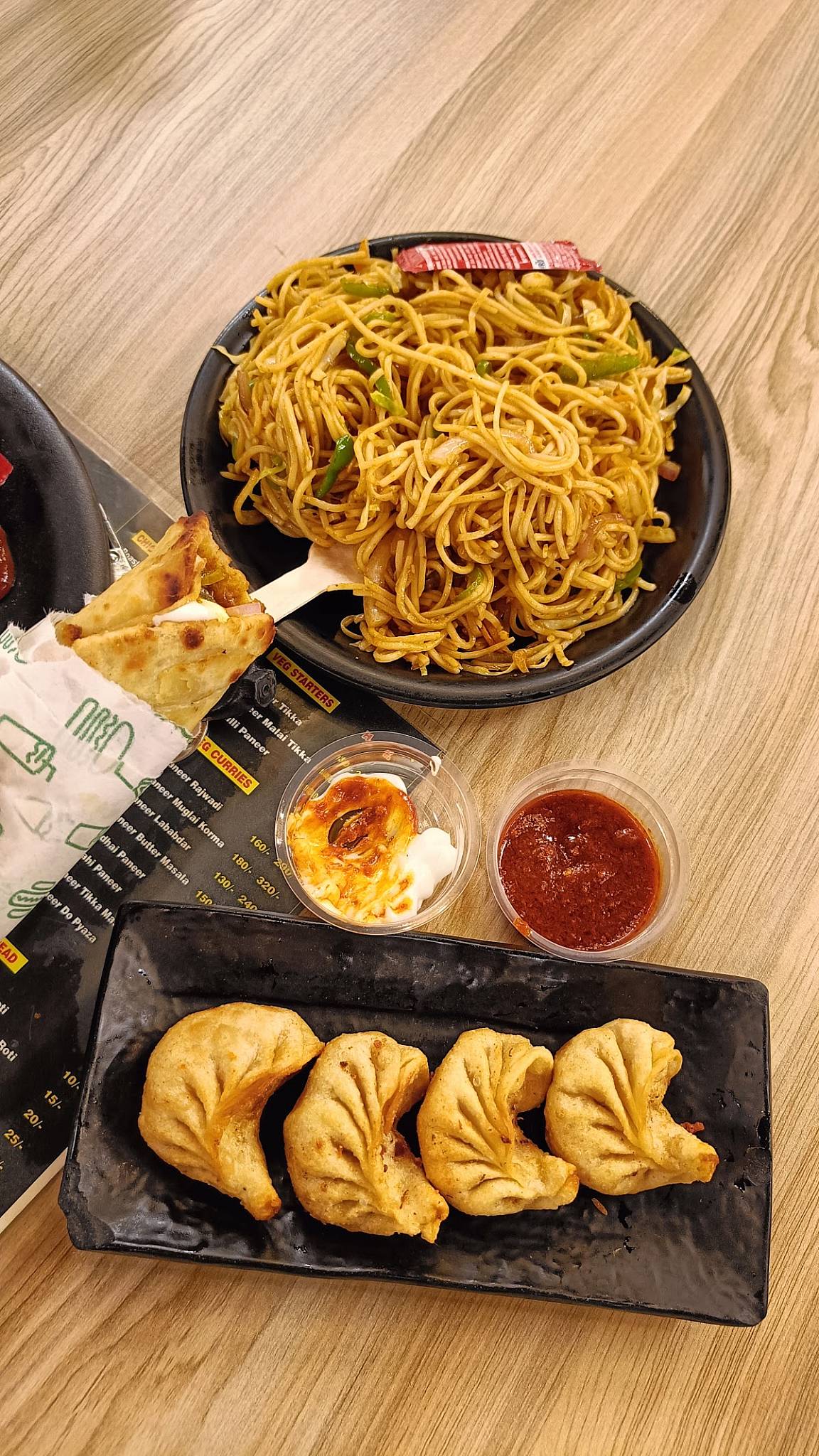 Menu at Tuning fork, Kota, Rangbari Rd