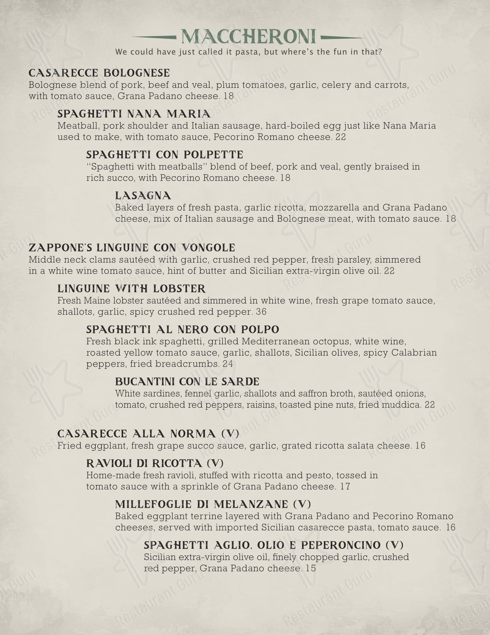 Menu at Ulele restaurant, Tampa, N Highland Ave