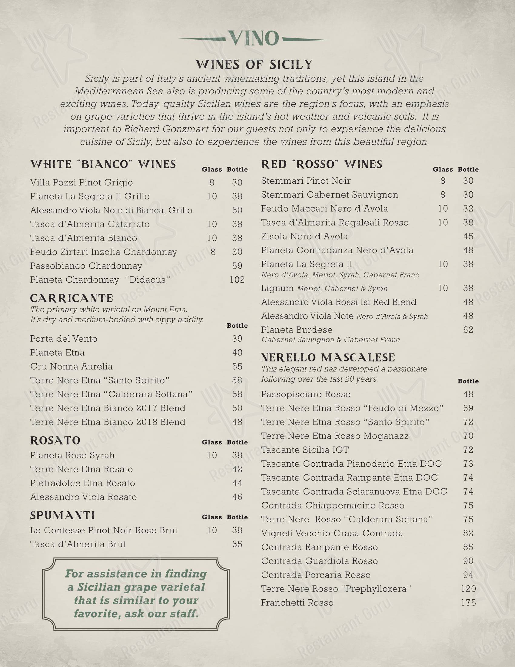 Menu at Ulele restaurant, Tampa, N Highland Ave