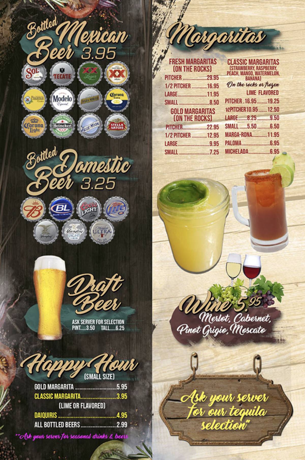 Menu at Uncle Tito’ Mexican Grill - Mogadore restaurant, Mogadore