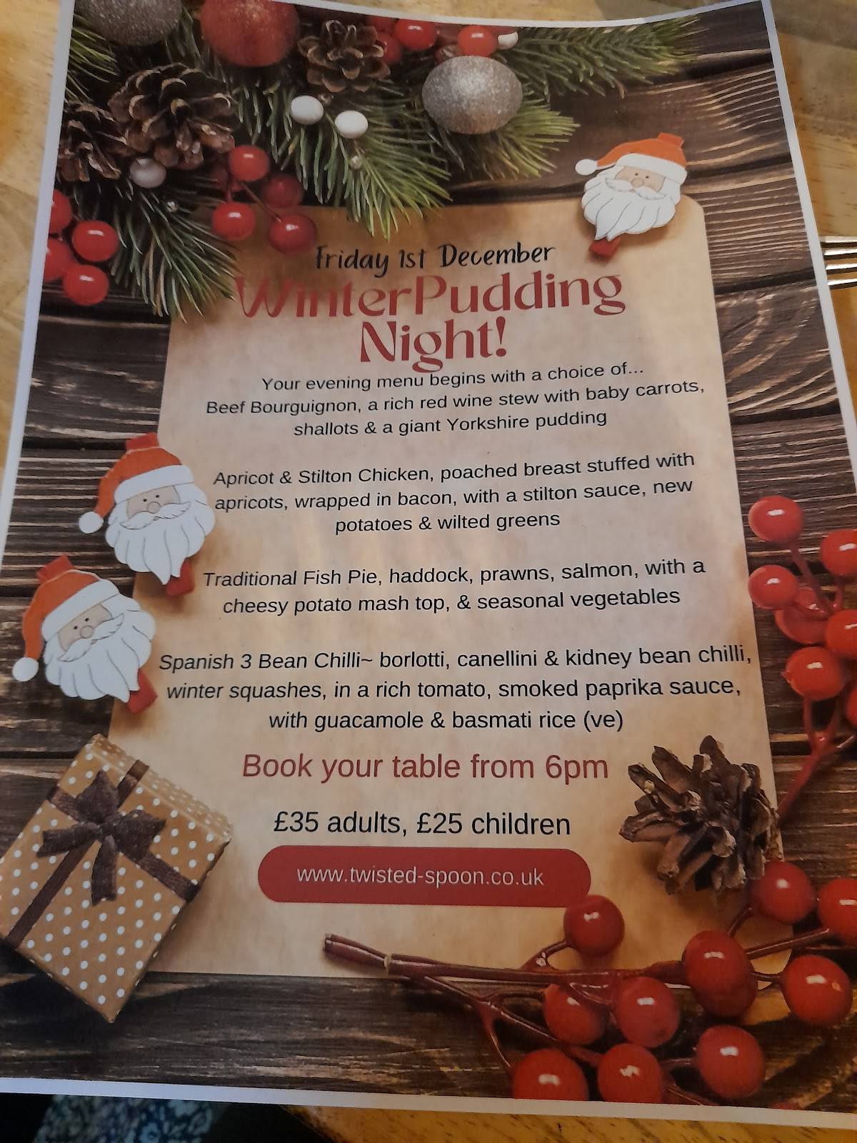 Menu at The Twisted Spoon pub & bar, Upton Snodsbury