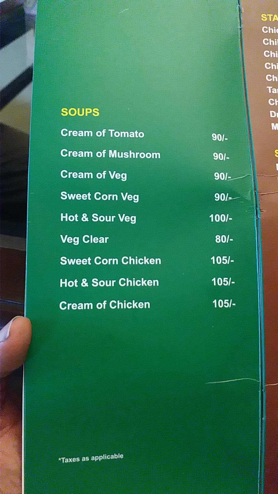 Menu at VGP Annachi Dosa Kadai - 8ft Dosa, Chennai, G P Golden Beach ...