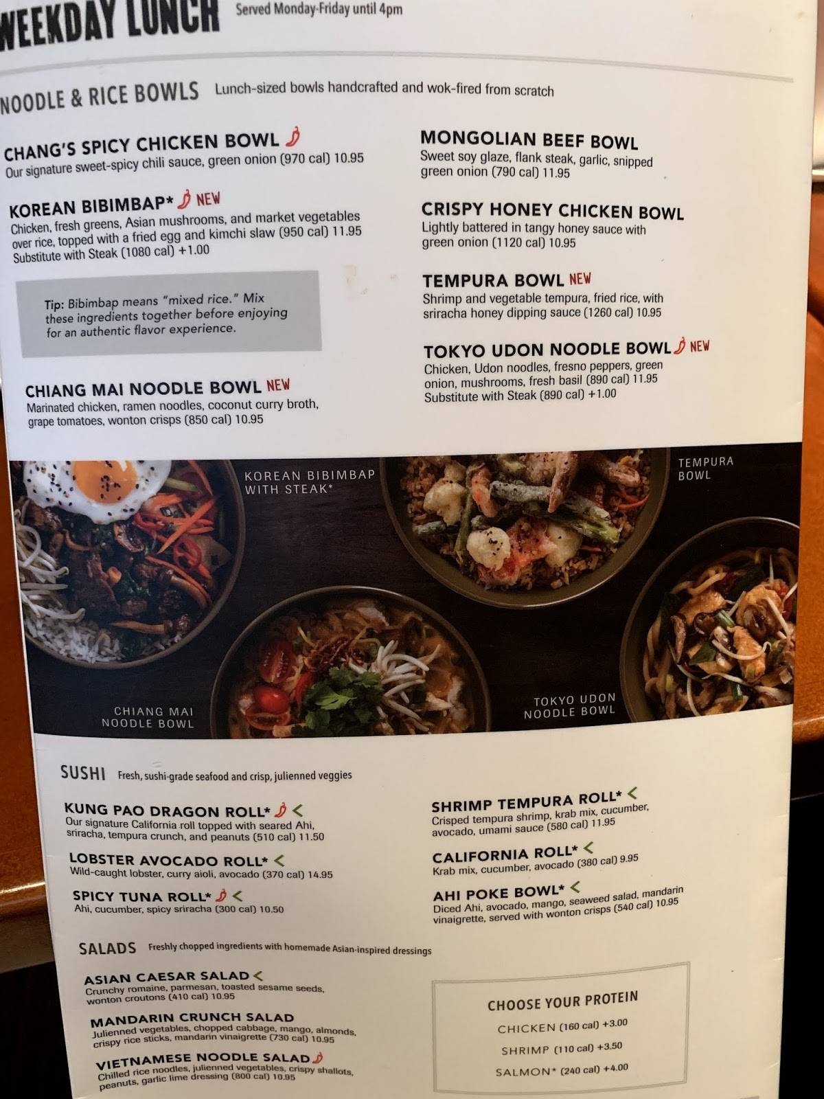 Menu at Vanilla Fish restaurant, Chino Hills