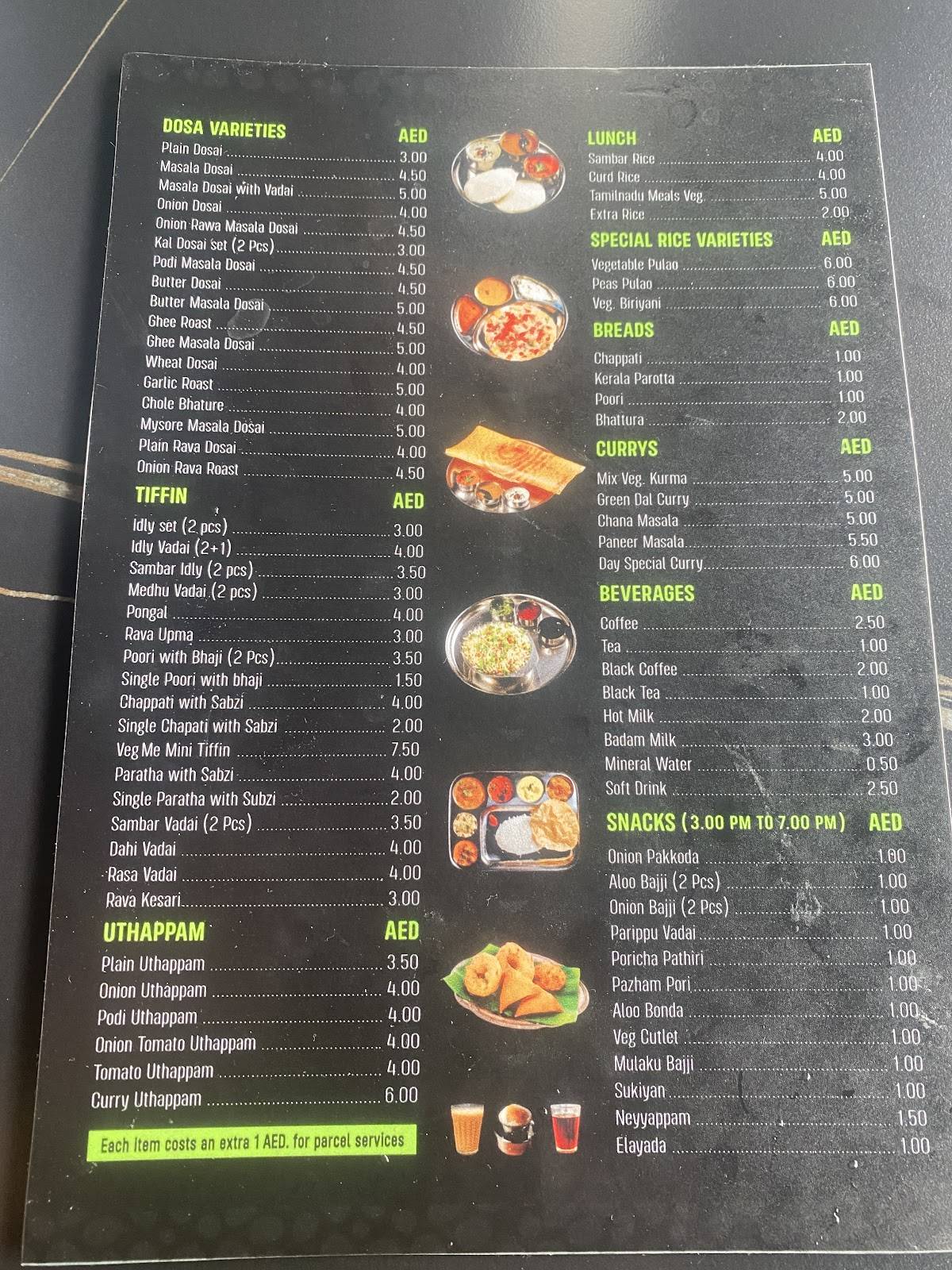 Menu at VegMe Restaurant - Al Majaz 2, Sharjah