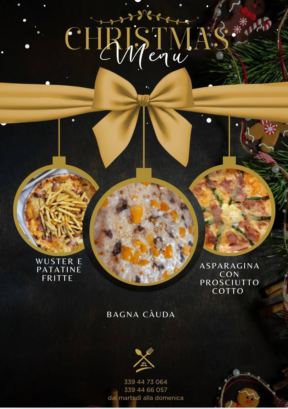Menu da Via Vai pizzeria, Racconigi