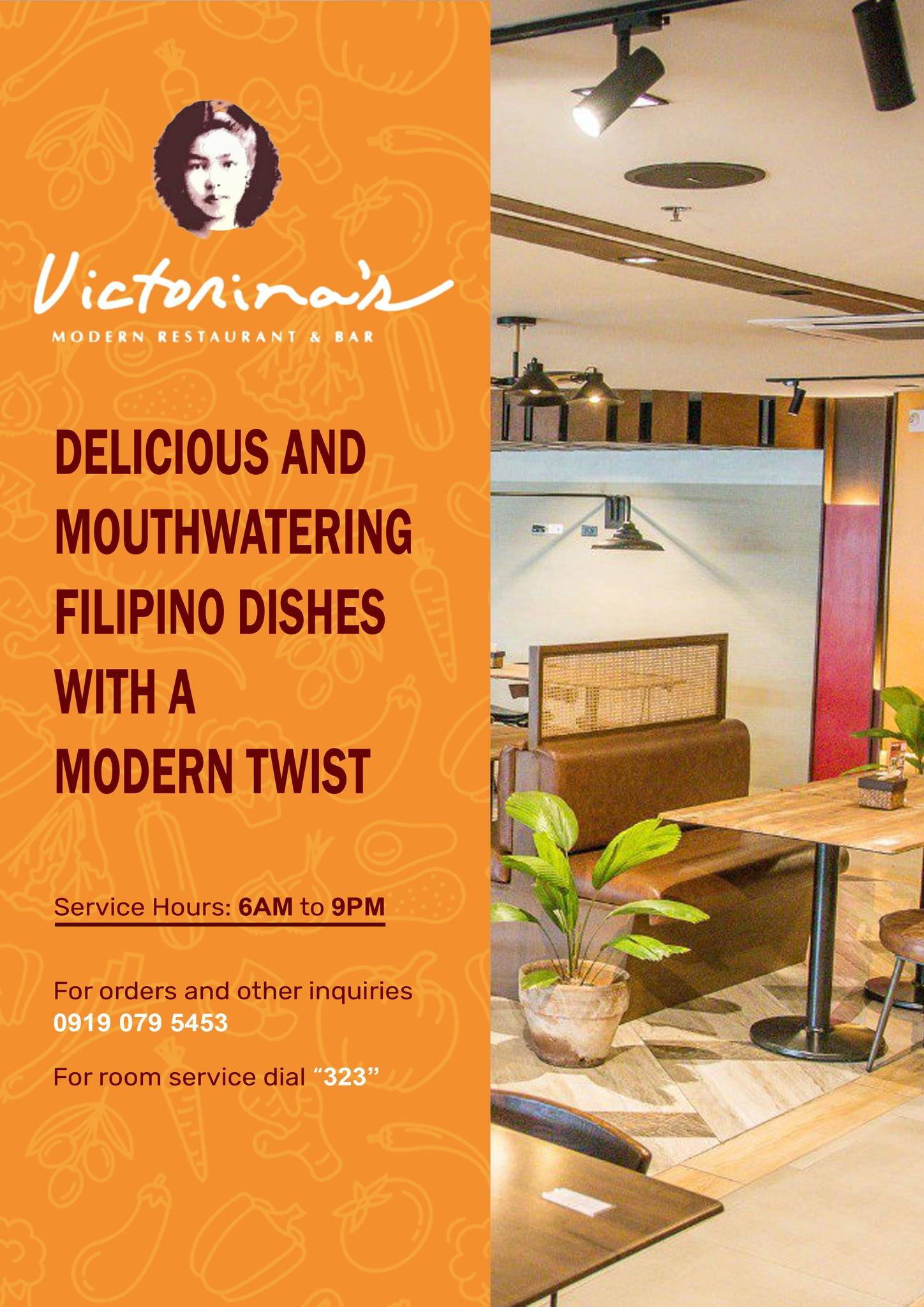 Menu at Victorina's Modern Restaurant & Bar, Tanauan