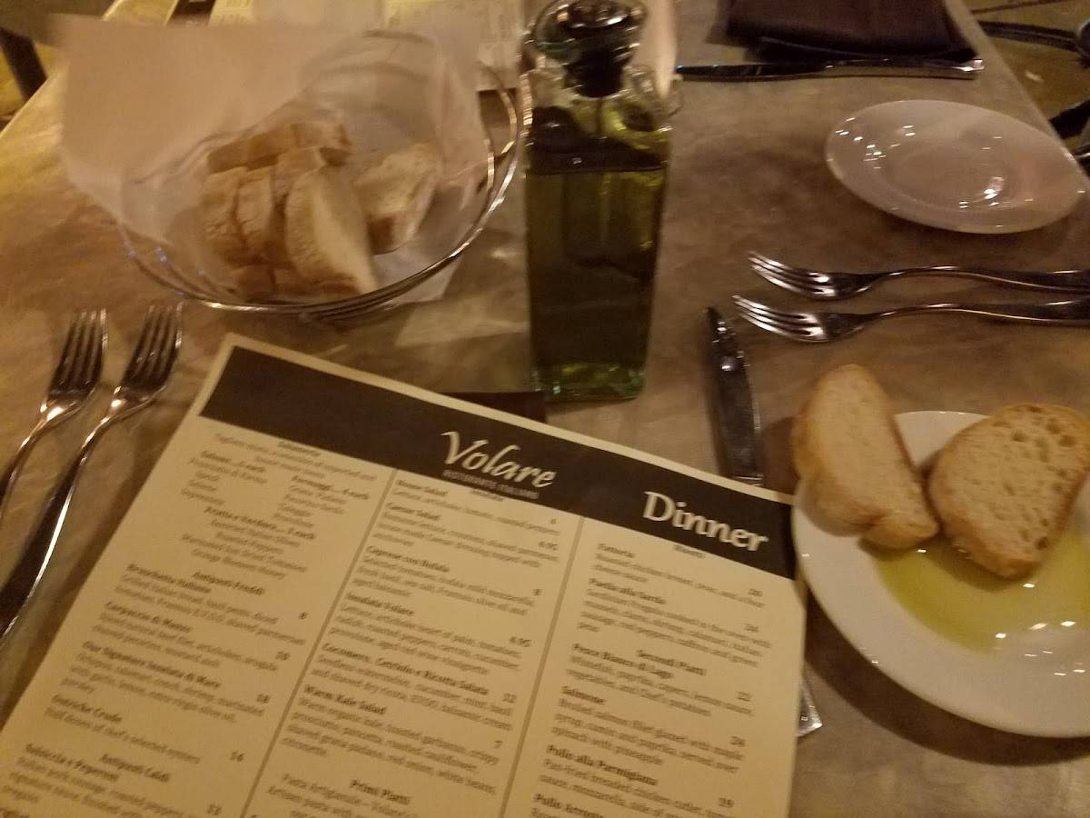 Menu at Volare Ristorante Italiano restaurant, Chicago, 201 E Grand Ave