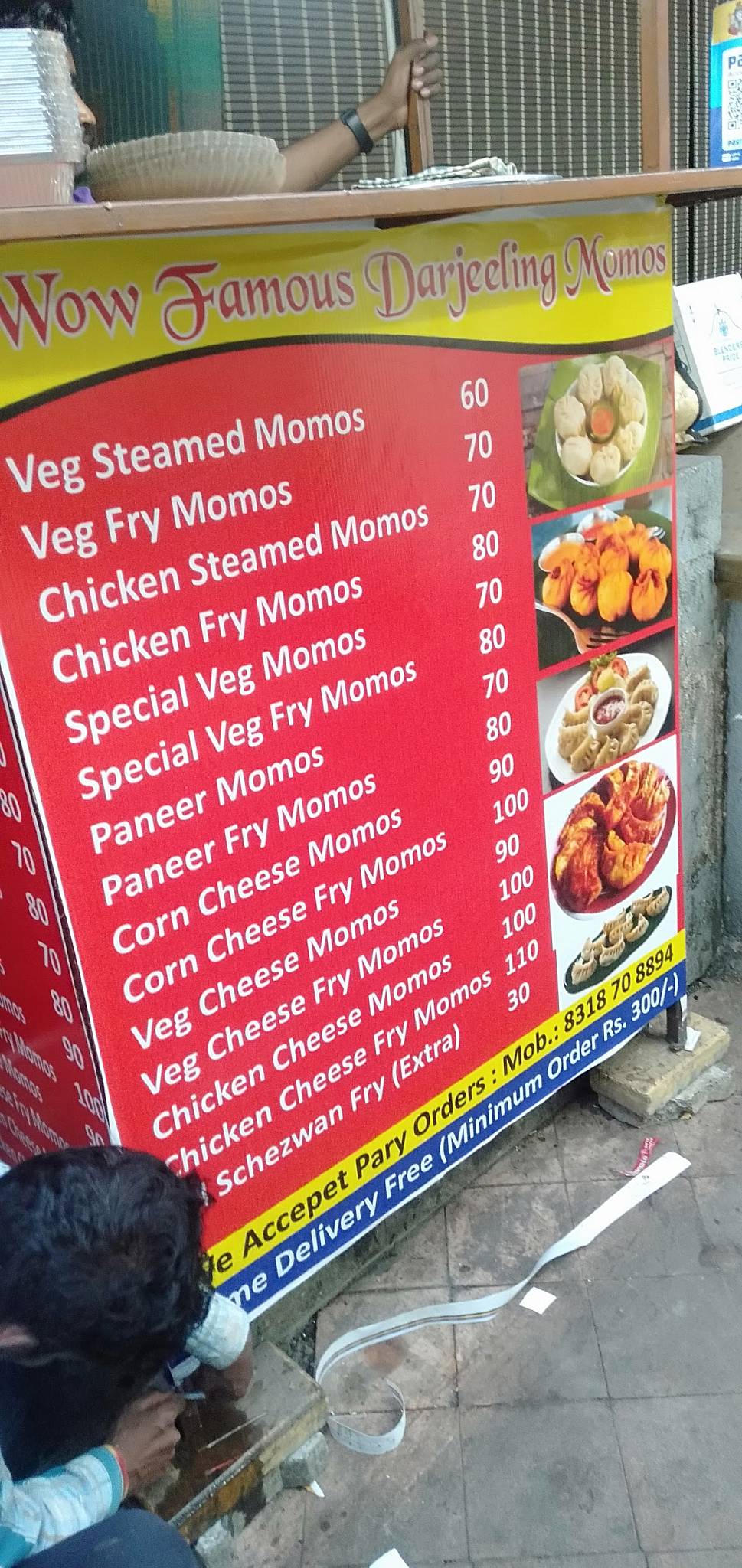 Menu at WOW FAMOUS DARJEELING MOMOS, Pune